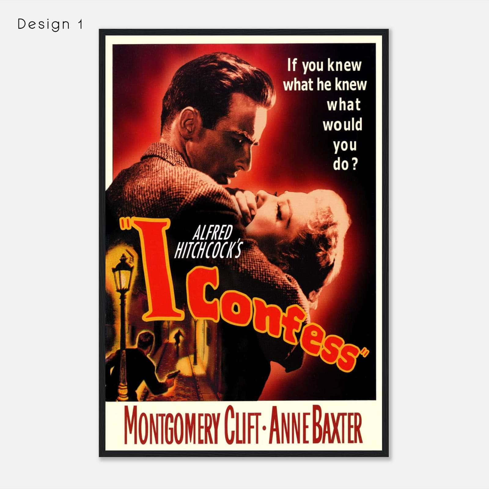I Confess (1953) Movie Poster Print - Citiesbox