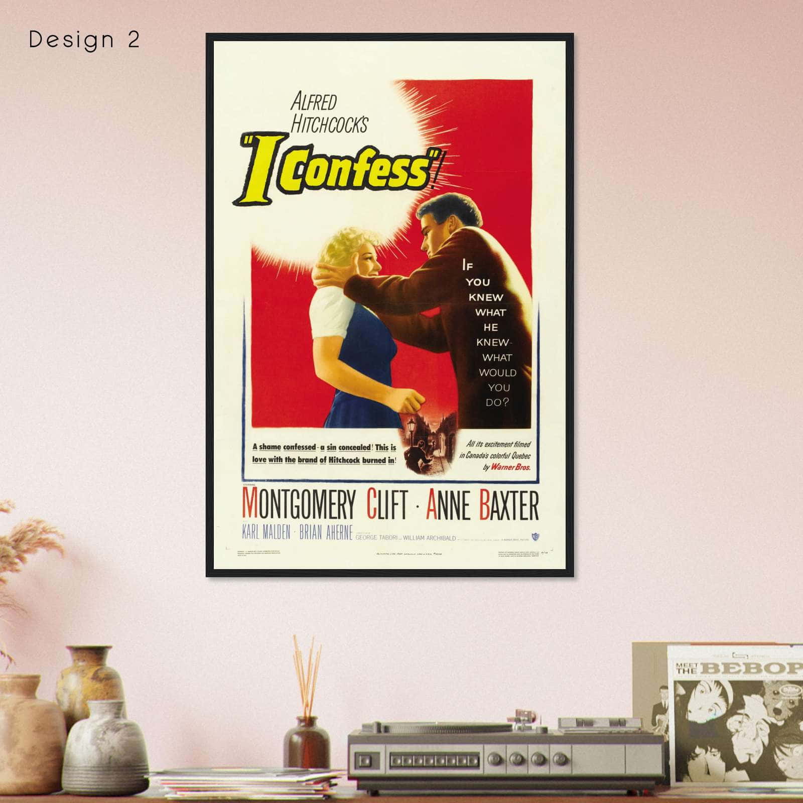 I Confess (1953) Movie Poster Print - Citiesbox
