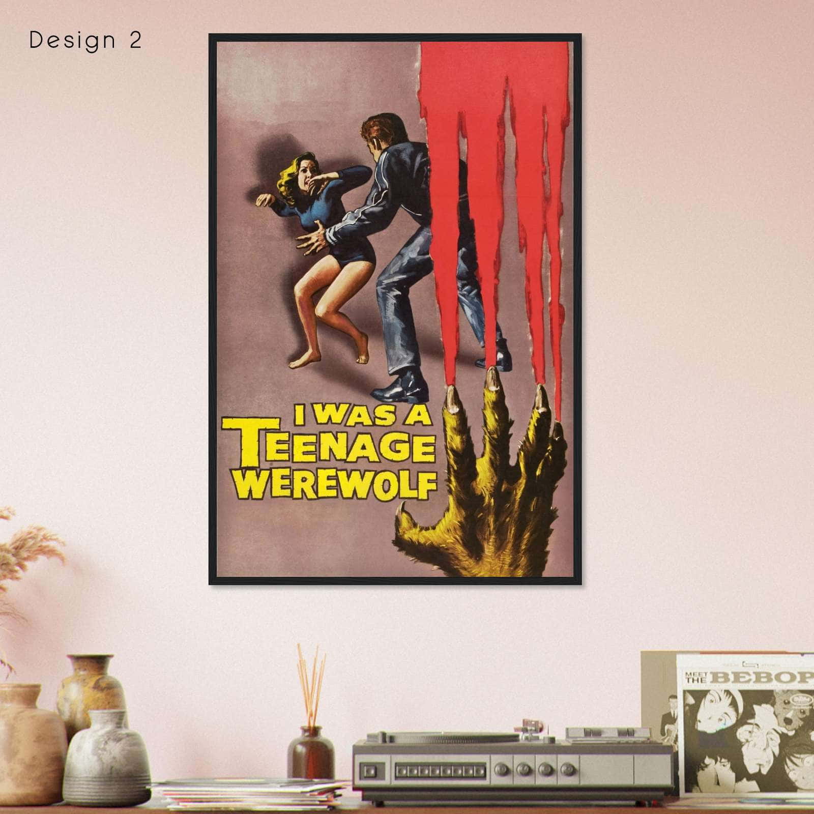 I Was a Teenage Werewolf (1957) Movie Poster Print - Citiesbox