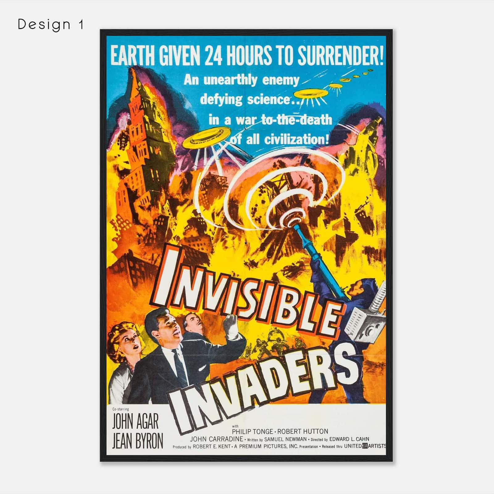 Invisible Invaders (1959) Movie Poster Print - Citiesbox