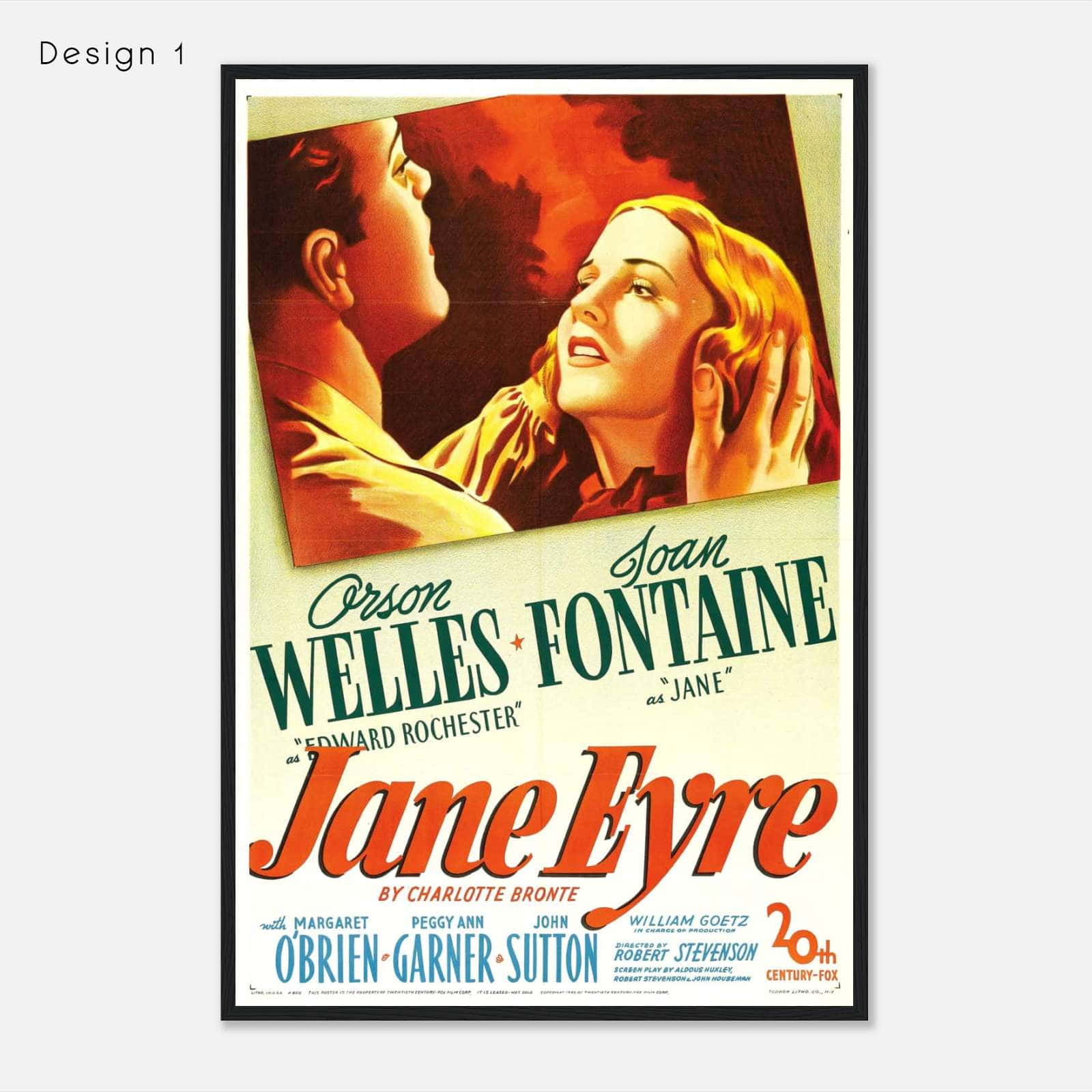 Jane Eyre (1943) Movie Poster Print - Citiesbox