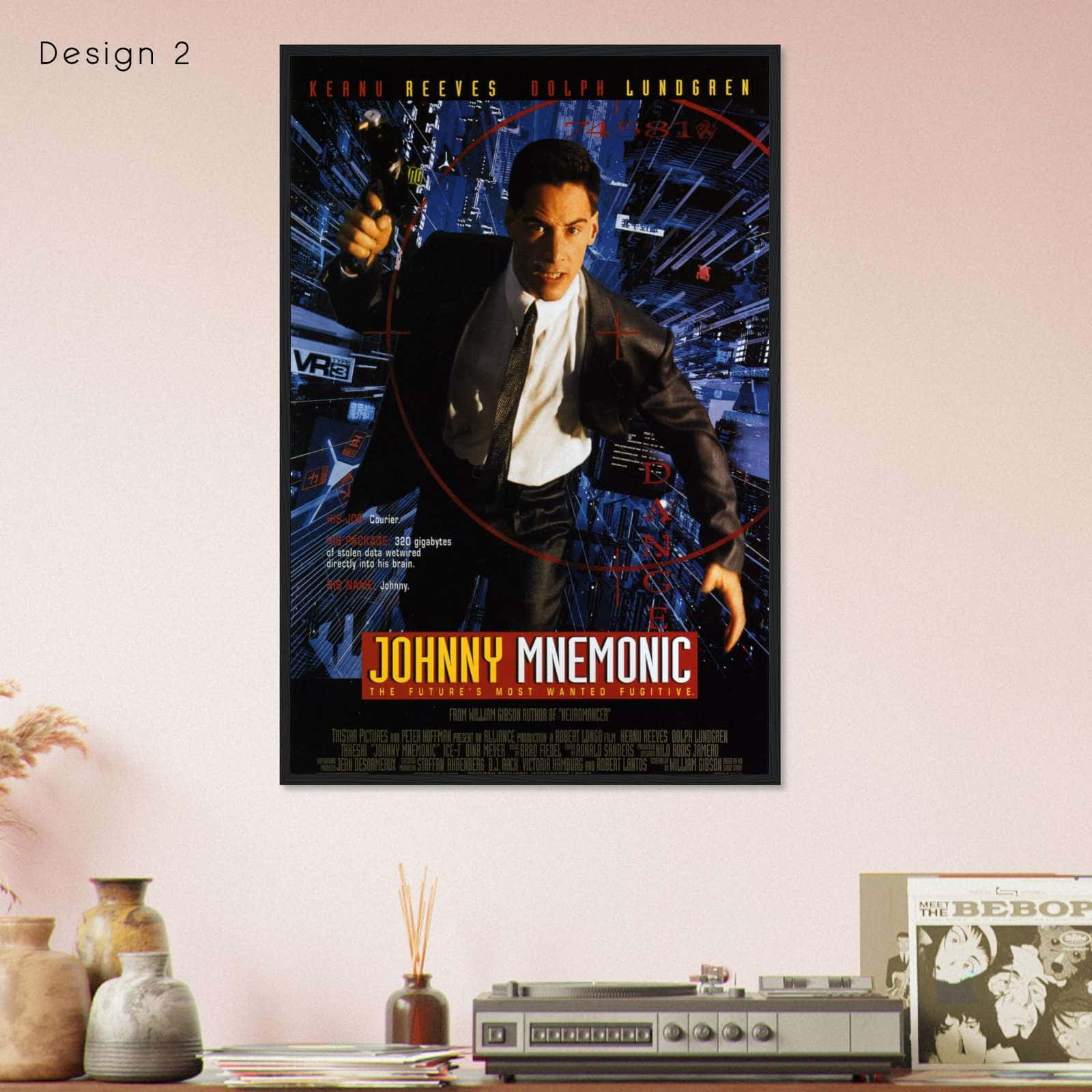 Johnny Mnemonic (1995) Movie Poster Print - Citiesbox