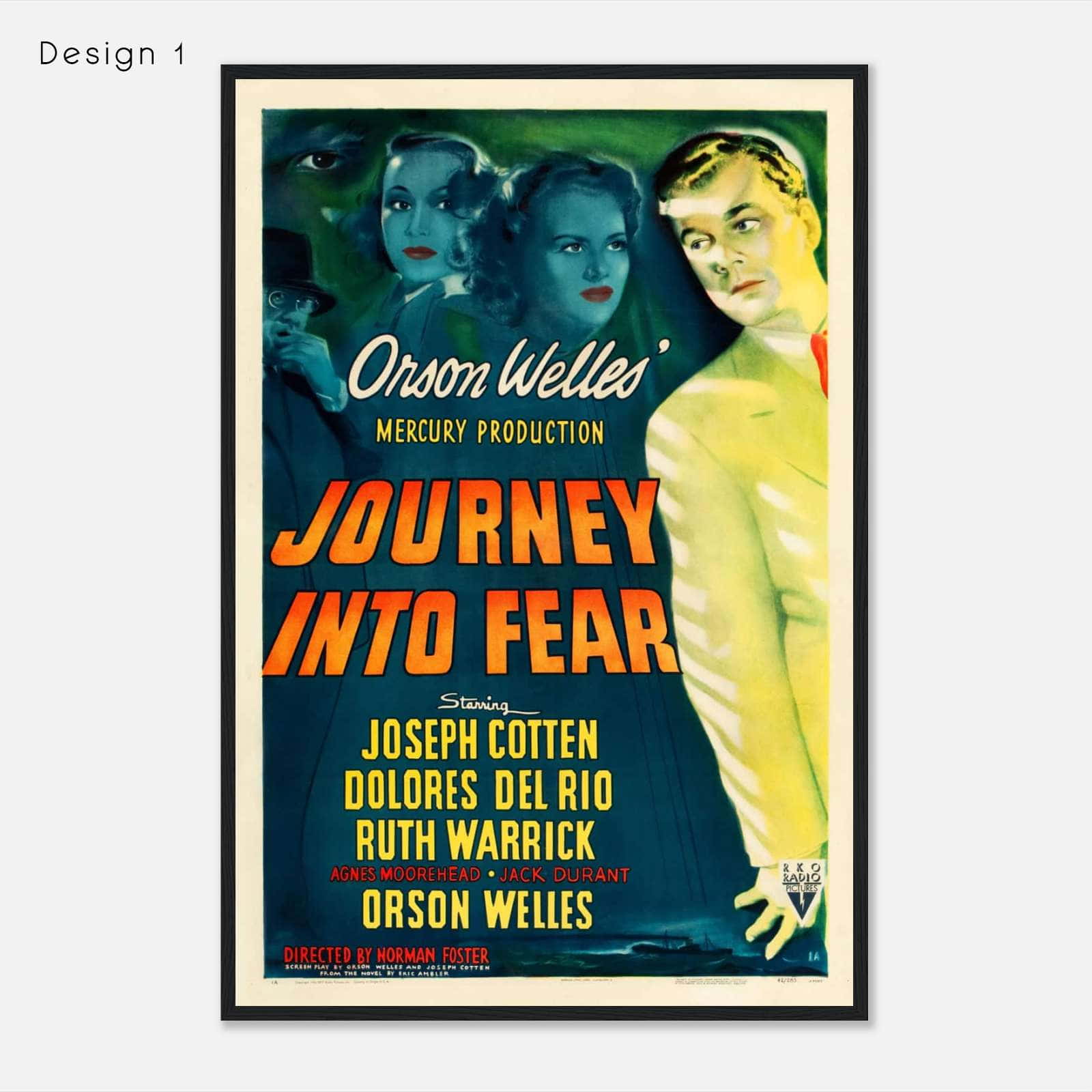 Journey into Fear (1943) Movie Poster Print - Citiesbox