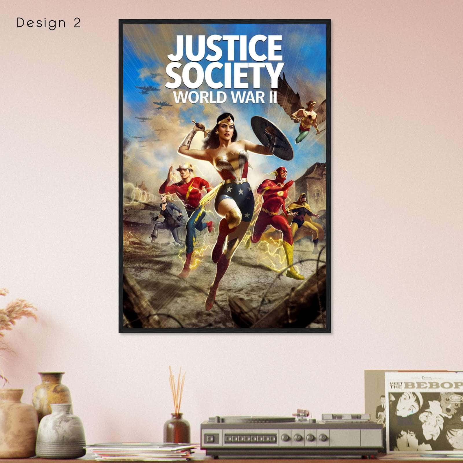 Justice Society: World War II (2021) Movie Poster Print - Citiesbox