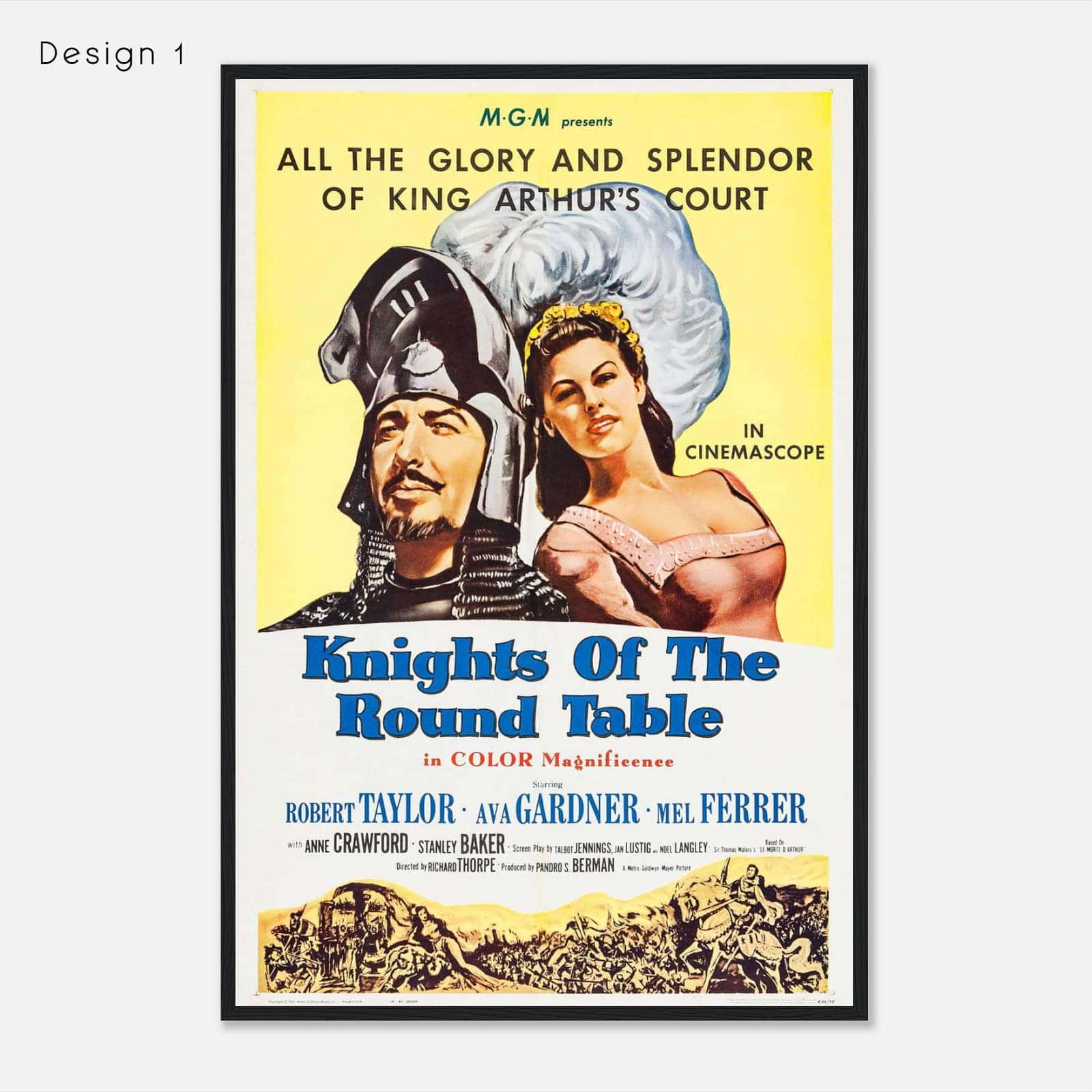 Knights of the Round Table (1953) Movie Poster Print - Citiesbox
