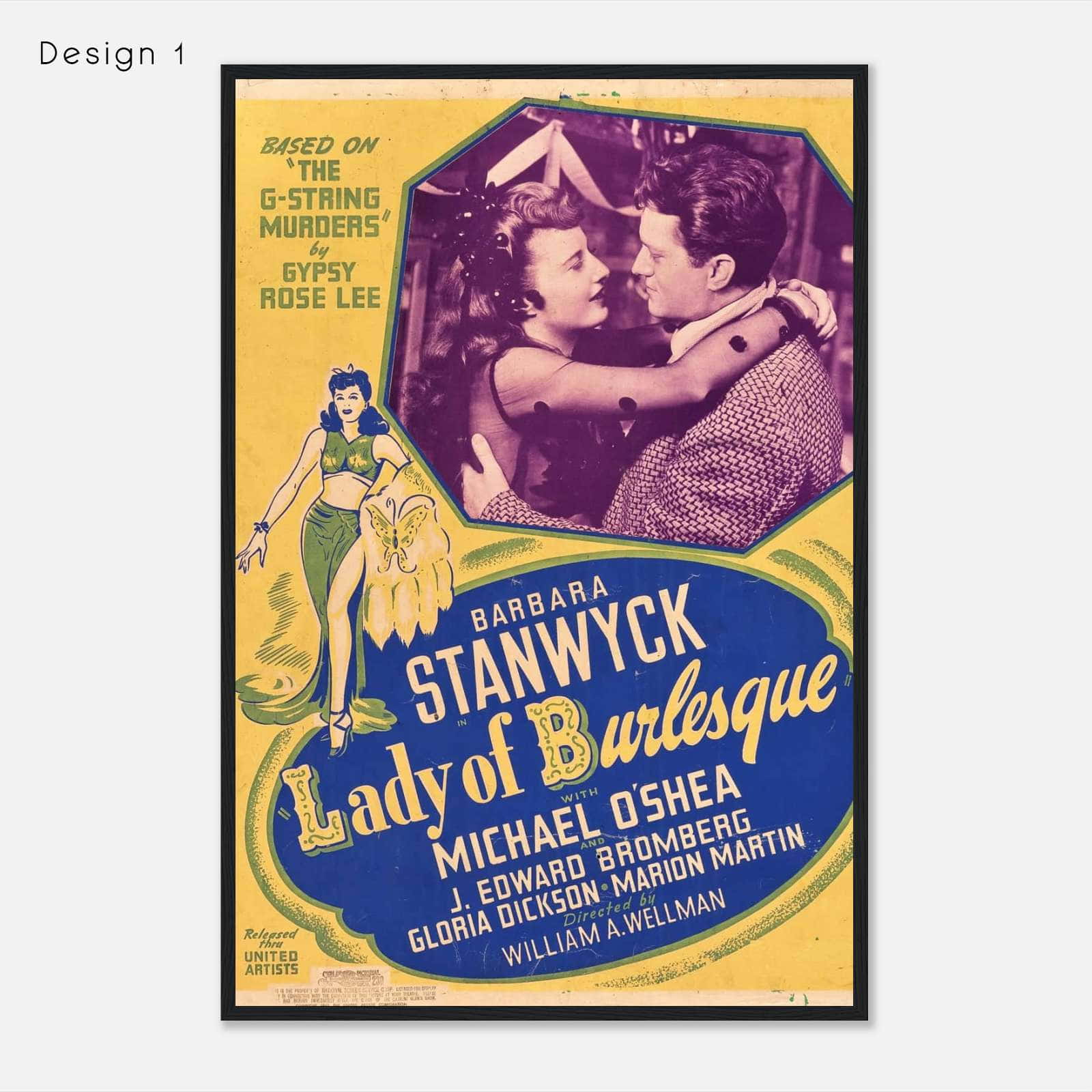 Lady of Burlesque (1943) Movie Poster Print - Citiesbox