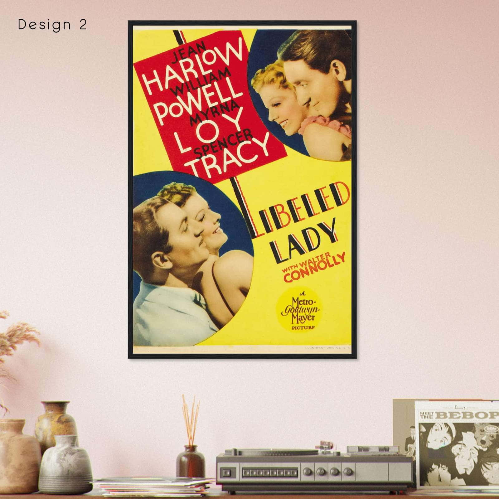 Libeled Lady (1936) Movie Poster Print - Citiesbox