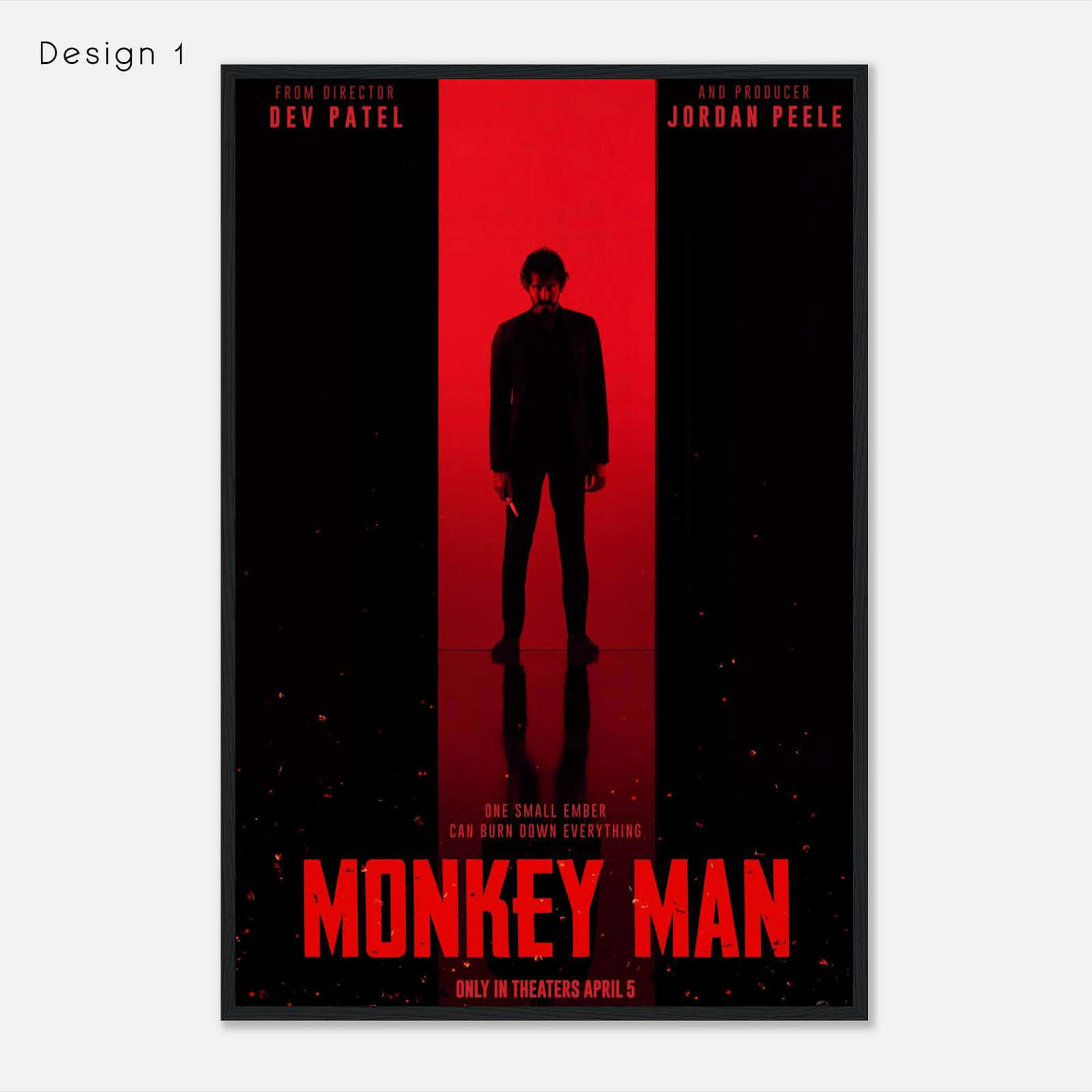 Monkey Man (2024) Movie Poster Print - Citiesbox