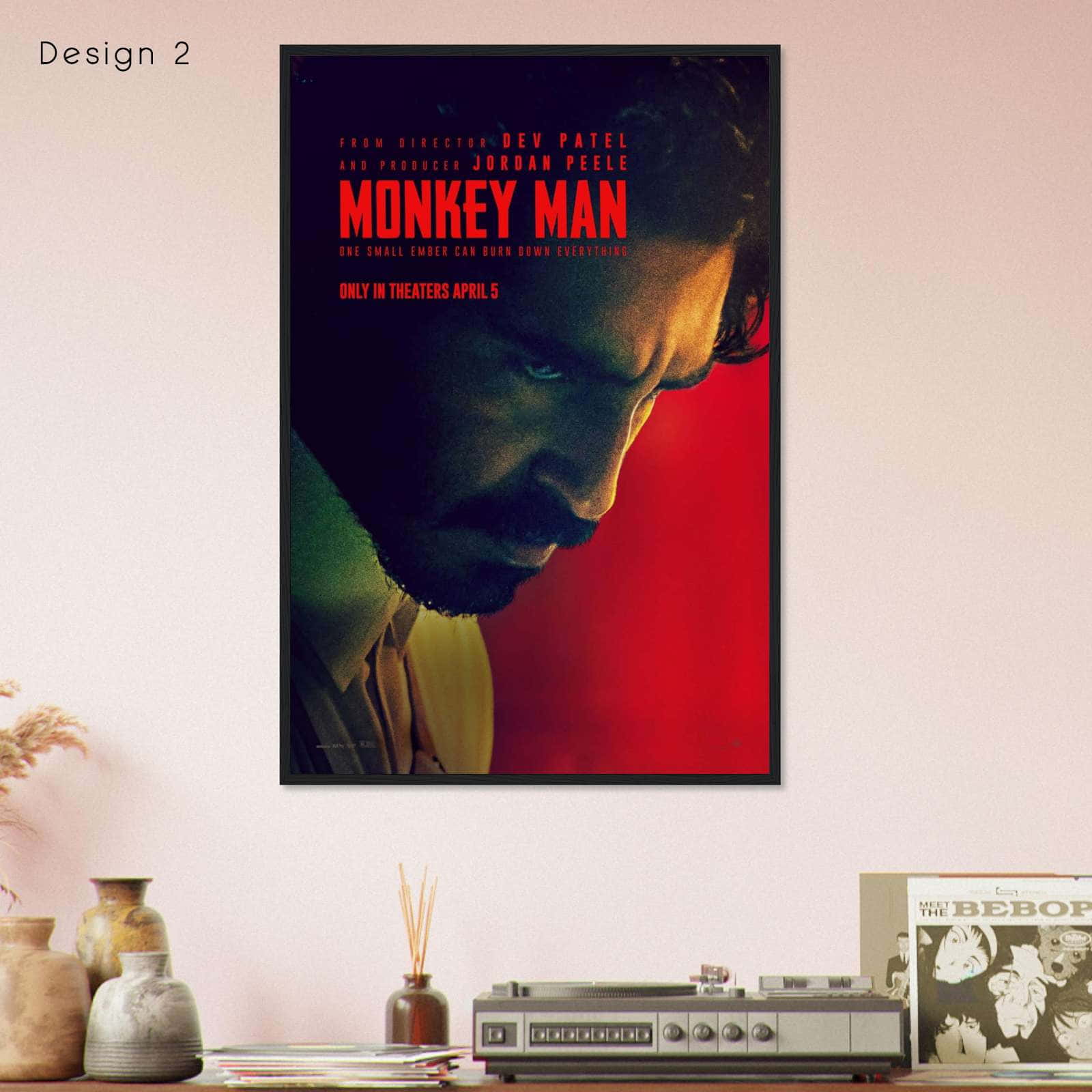 Monkey Man (2024) Movie Poster Print - Citiesbox