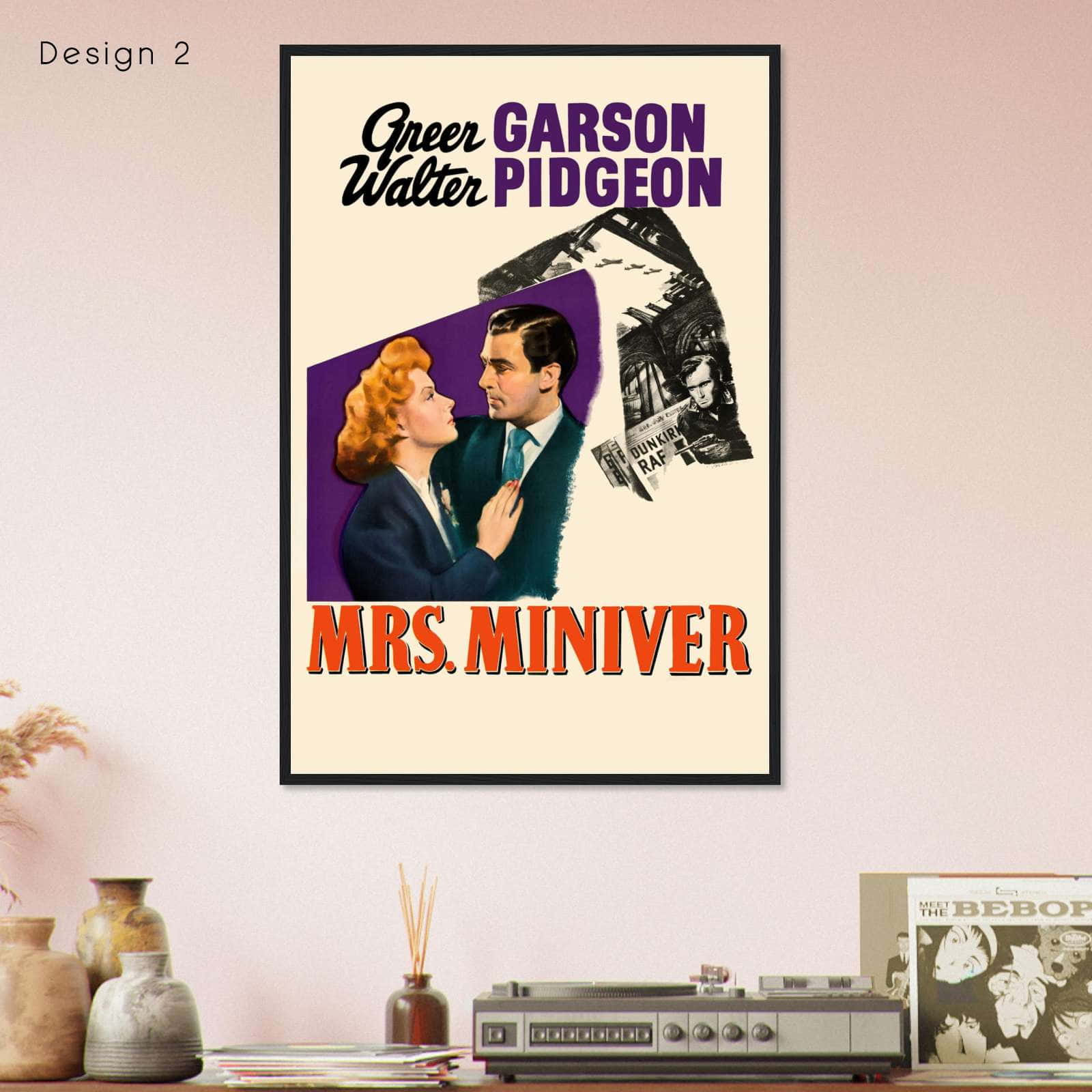 Mrs. Miniver (1942) Movie Poster Print - Citiesbox