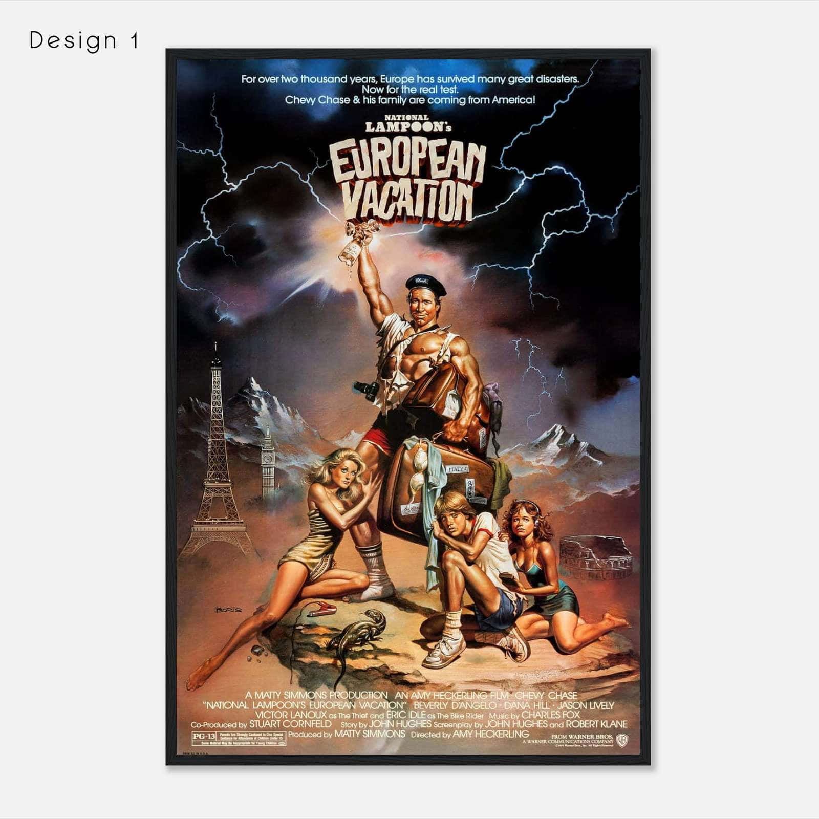 National Lampoon's European Vacation (1985) Movie Poster Print - Citiesbox