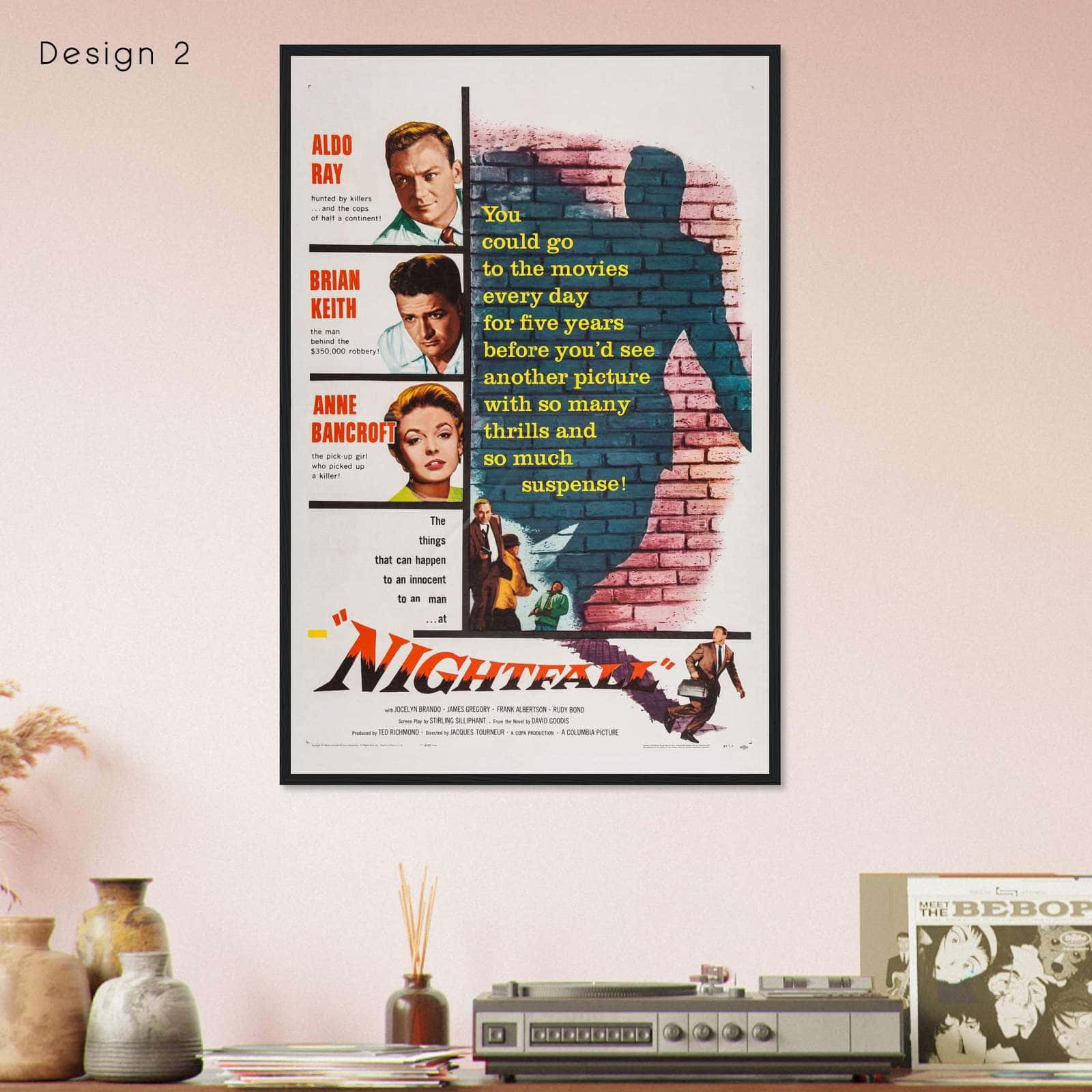 Nightfall (1956) Movie Poster Print - Citiesbox