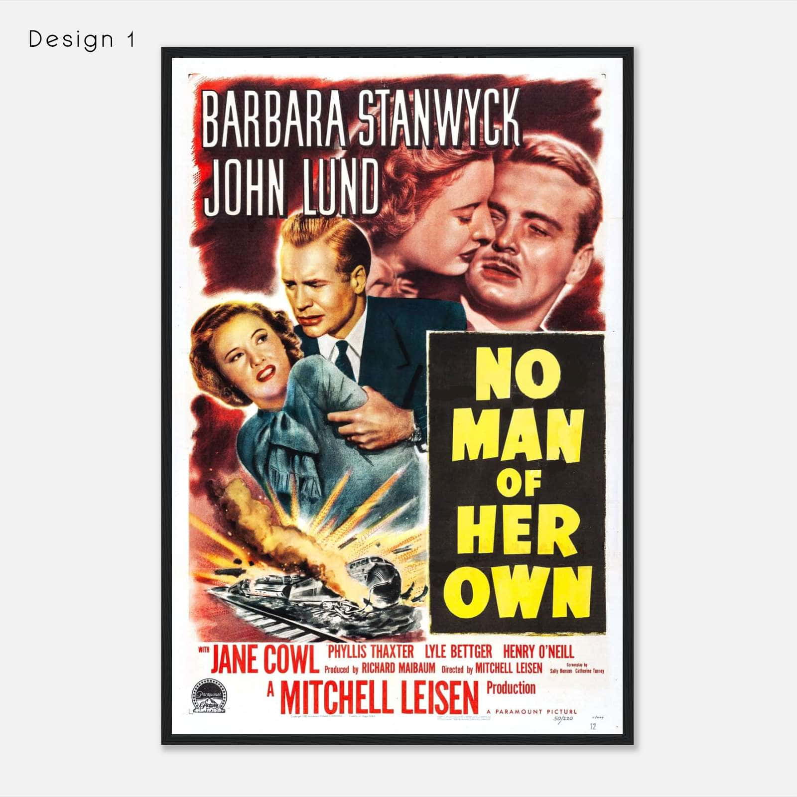 No Man of Her Own (1950) Movie Poster Print - Citiesbox