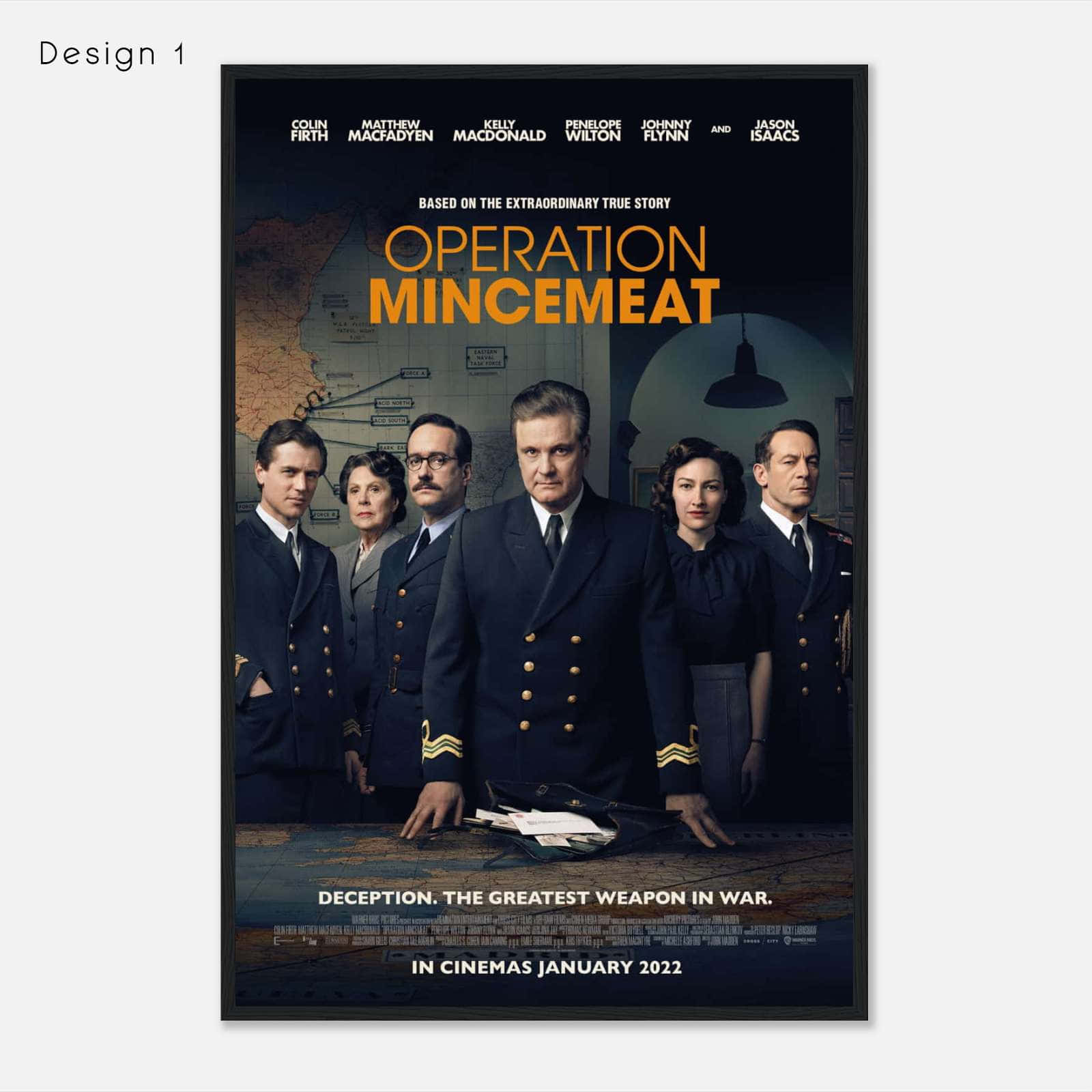 Operation Mincemeat (2022) Movie Poster Print - Citiesbox