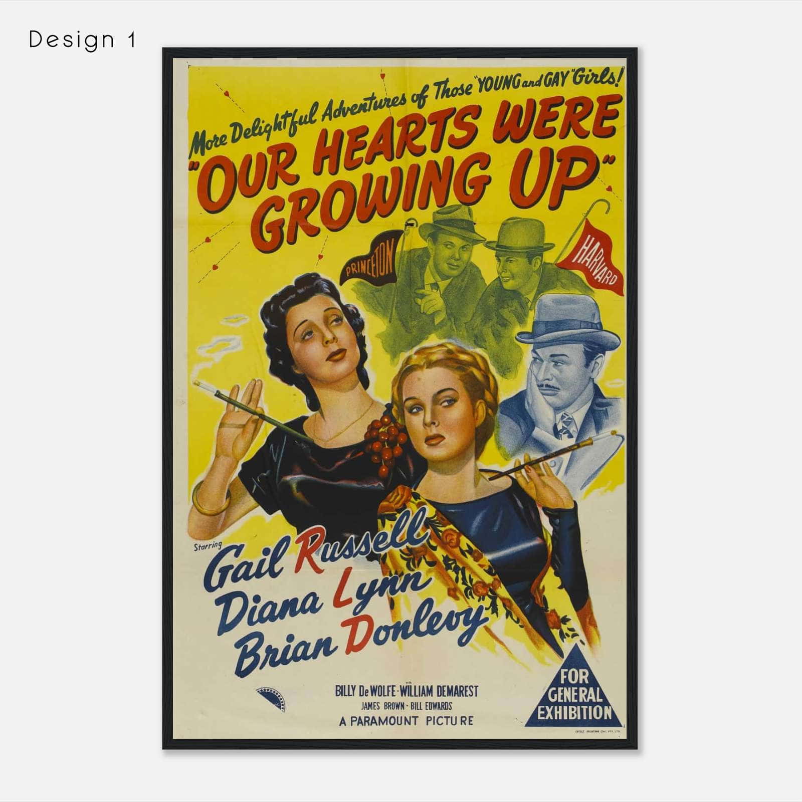 Our Hearts Were Growing Up (1946) Movie Poster Print - Citiesbox