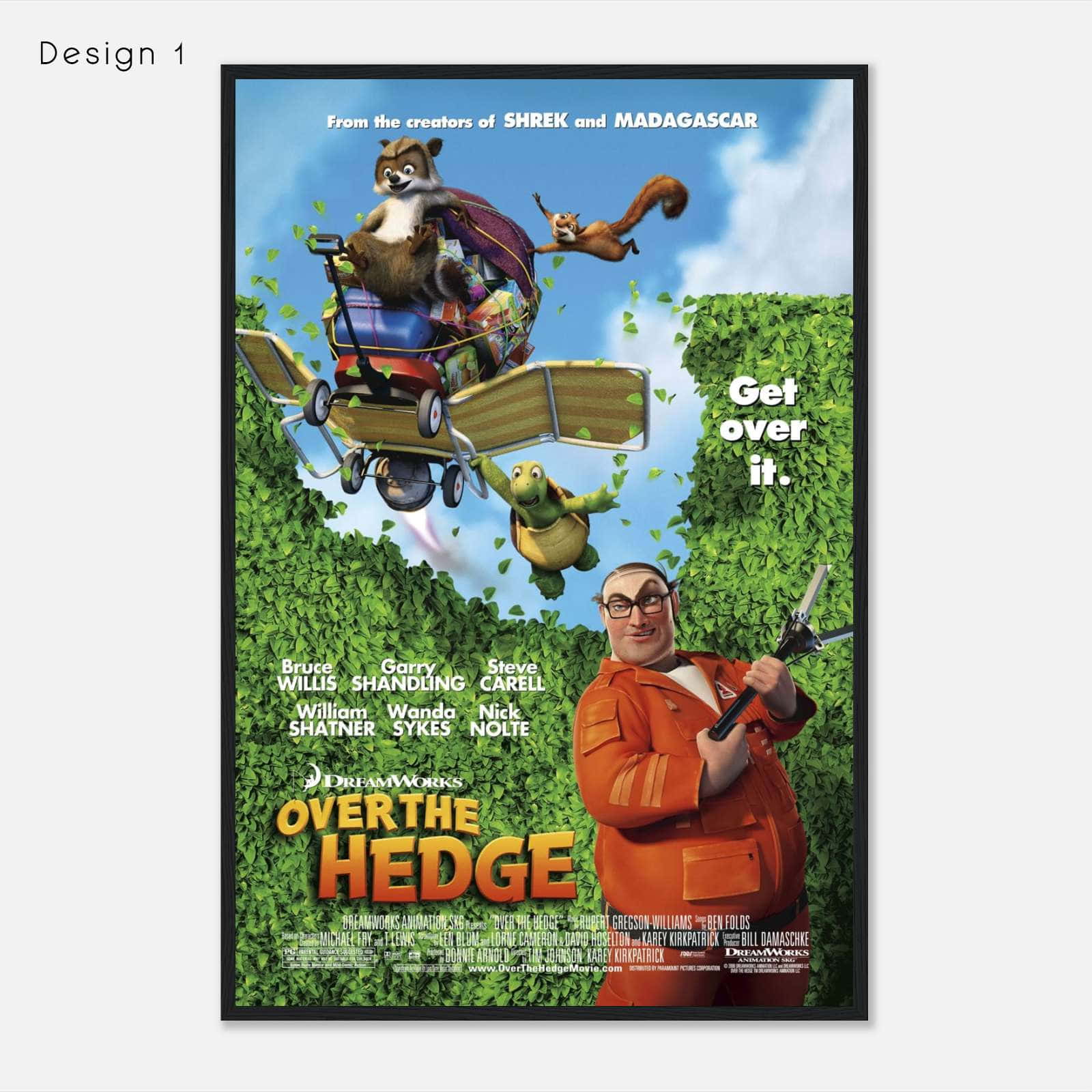 Over the Hedge (2006) Movie Poster Print - Citiesbox