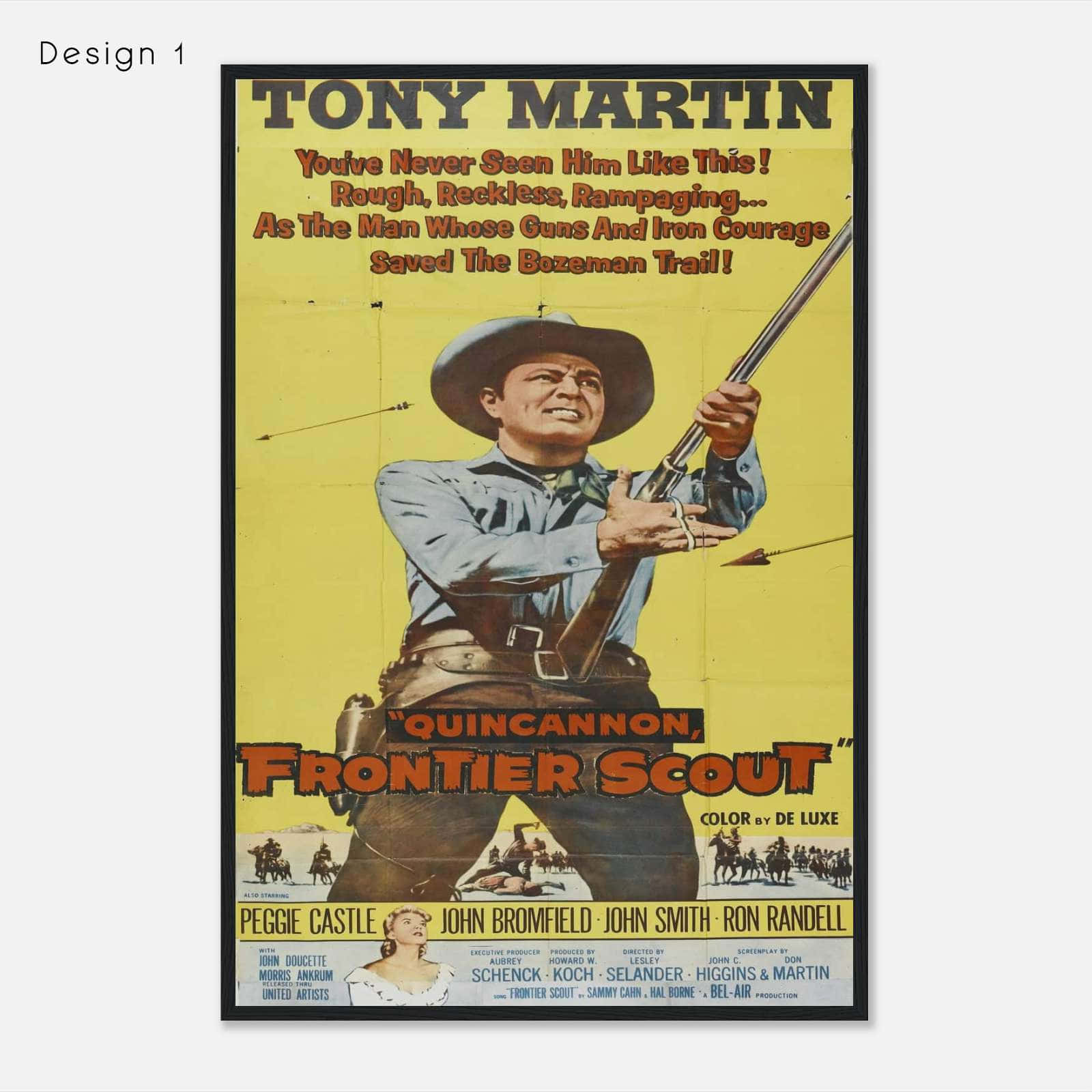 Quincannon, Frontier Scout (1956) Movie Poster Print - Citiesbox