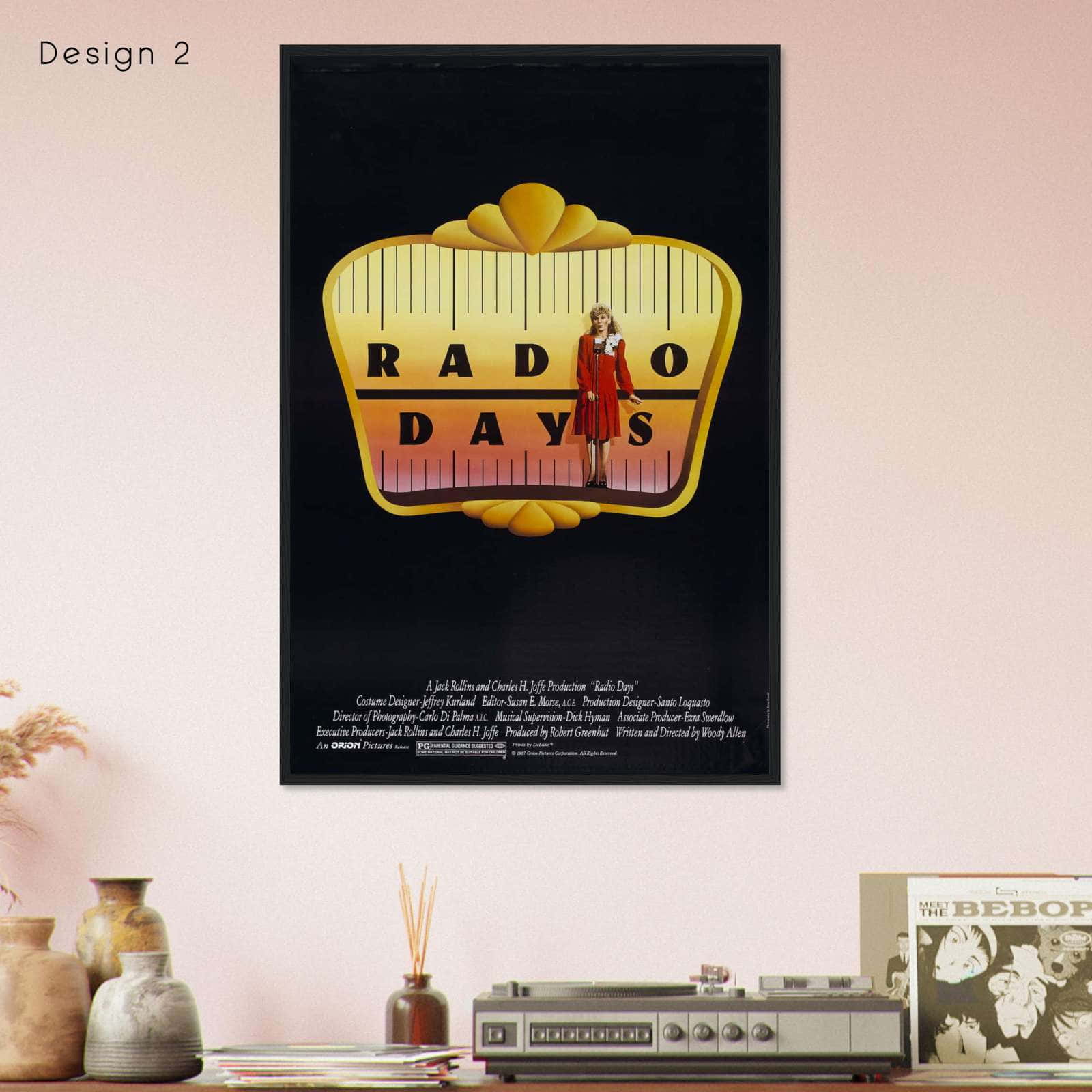 Radio Days (1987) Movie Poster Print - Citiesbox