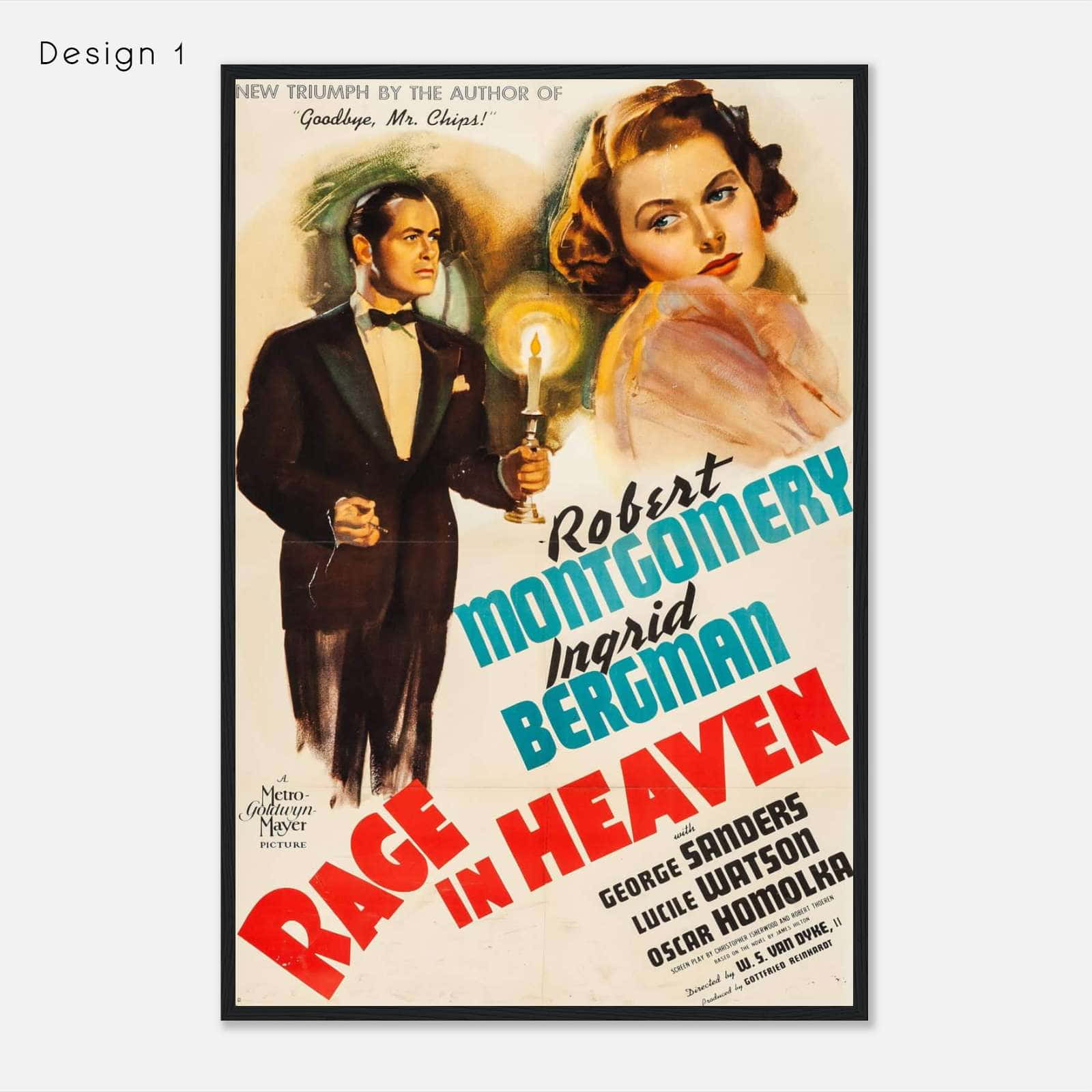 Rage in Heaven (1941) Movie Poster Print - Citiesbox