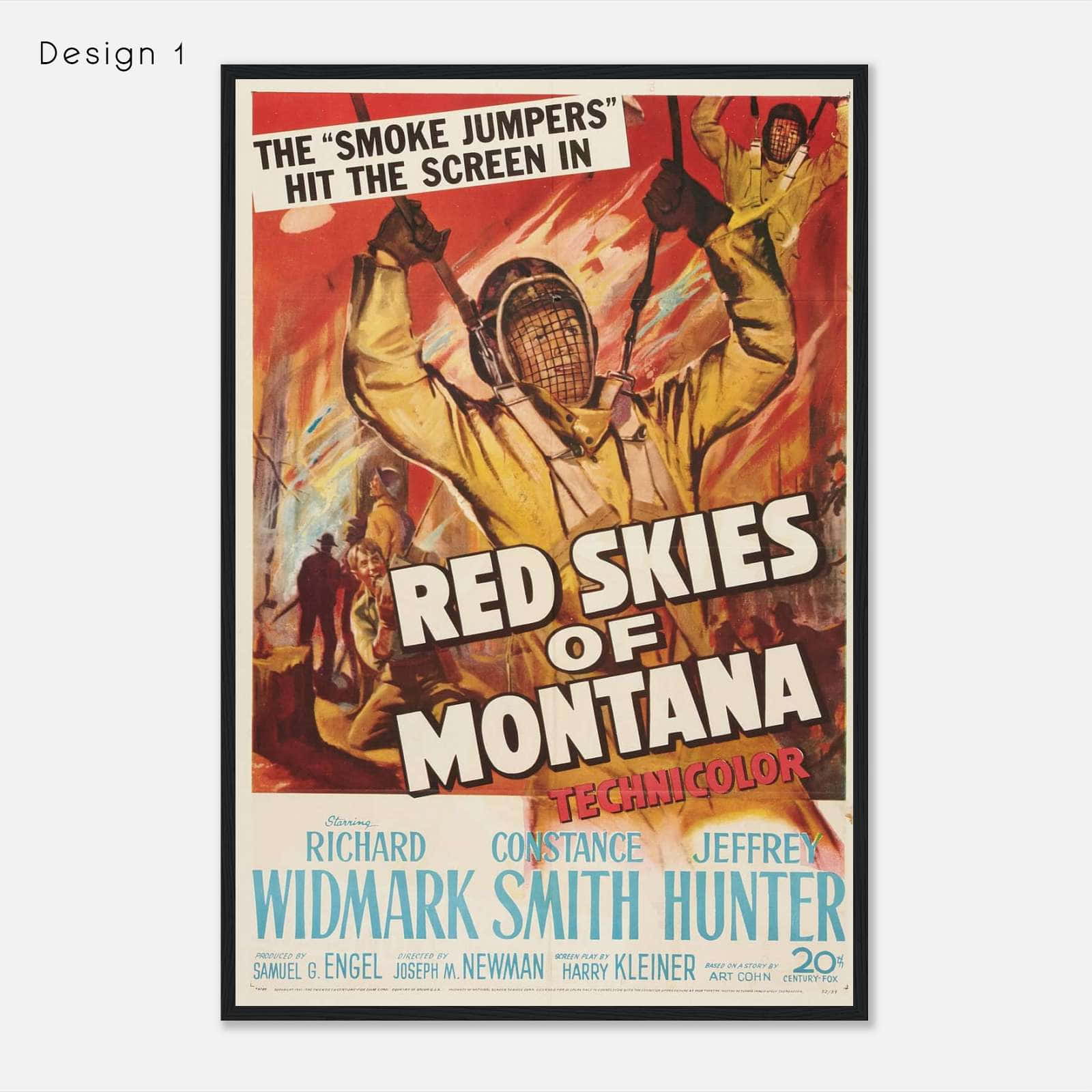 Red Skies of Montana (1952) Movie Poster Print - Citiesbox