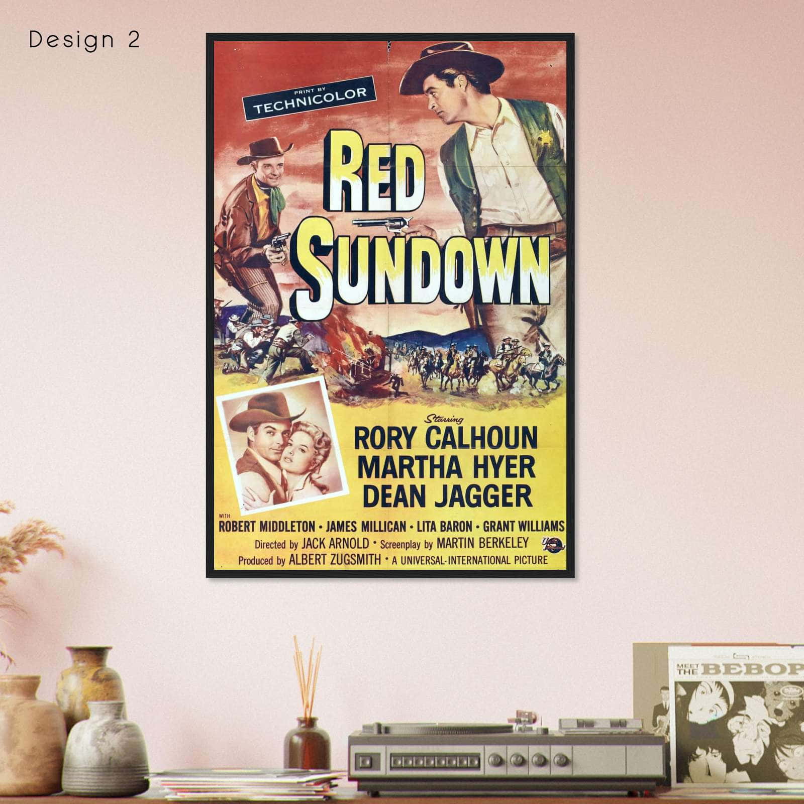 Red Sundown (1956) Movie Poster Print - Citiesbox