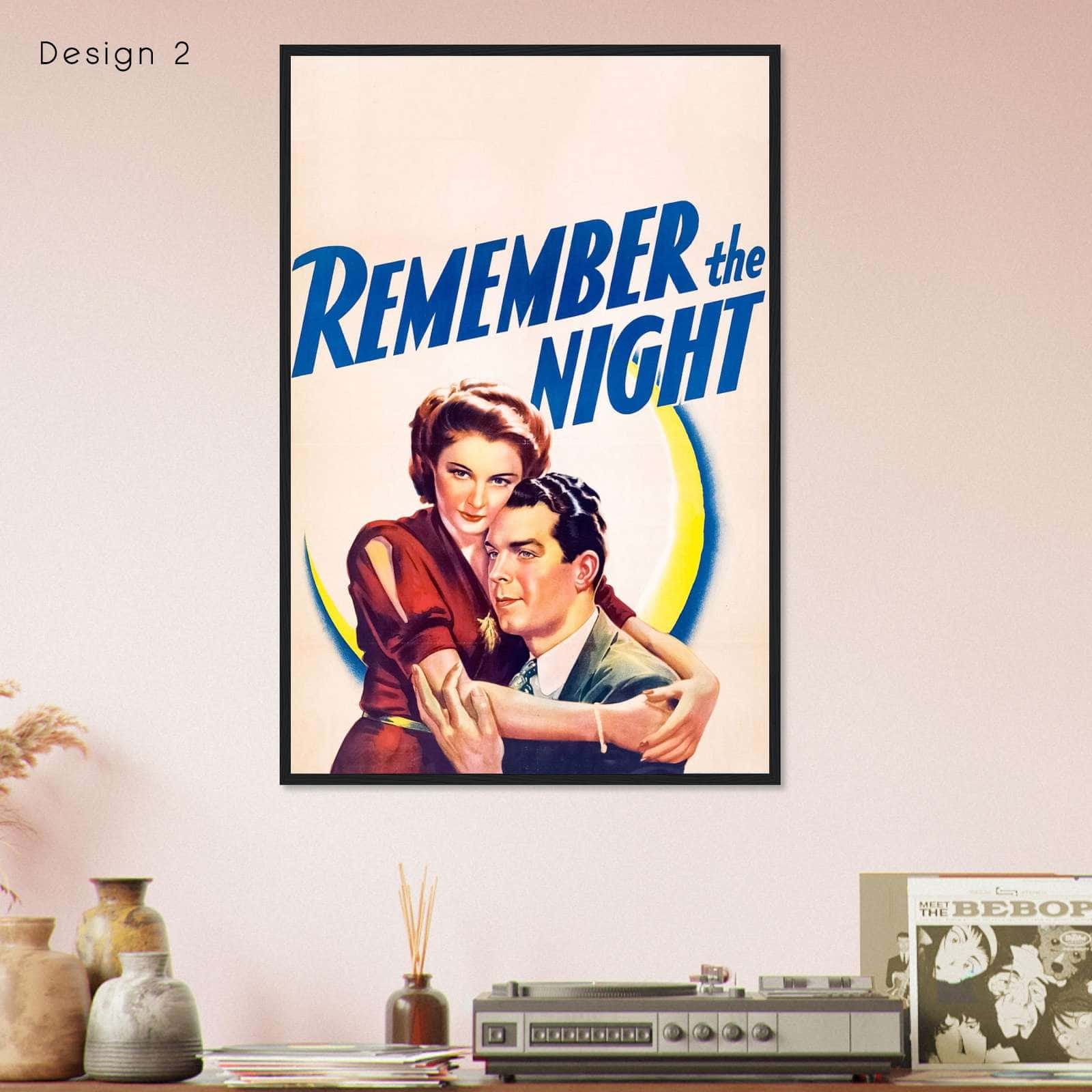 Remember the Night (1940) Movie Poster Print - Citiesbox
