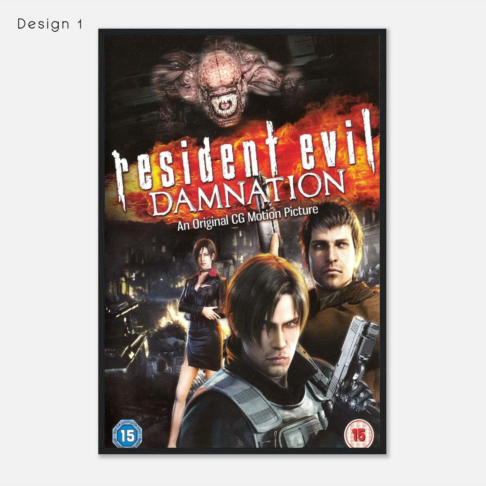 Resident Evil: Damnation (2012) Movie Poster Print - Citiesbox