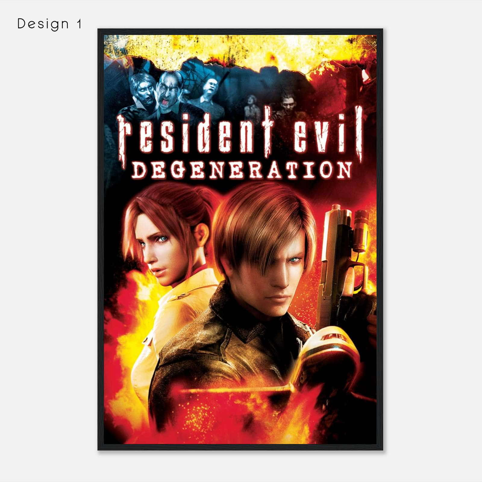 Resident Evil: Degeneration (2008) Movie Poster Print - Citiesbox