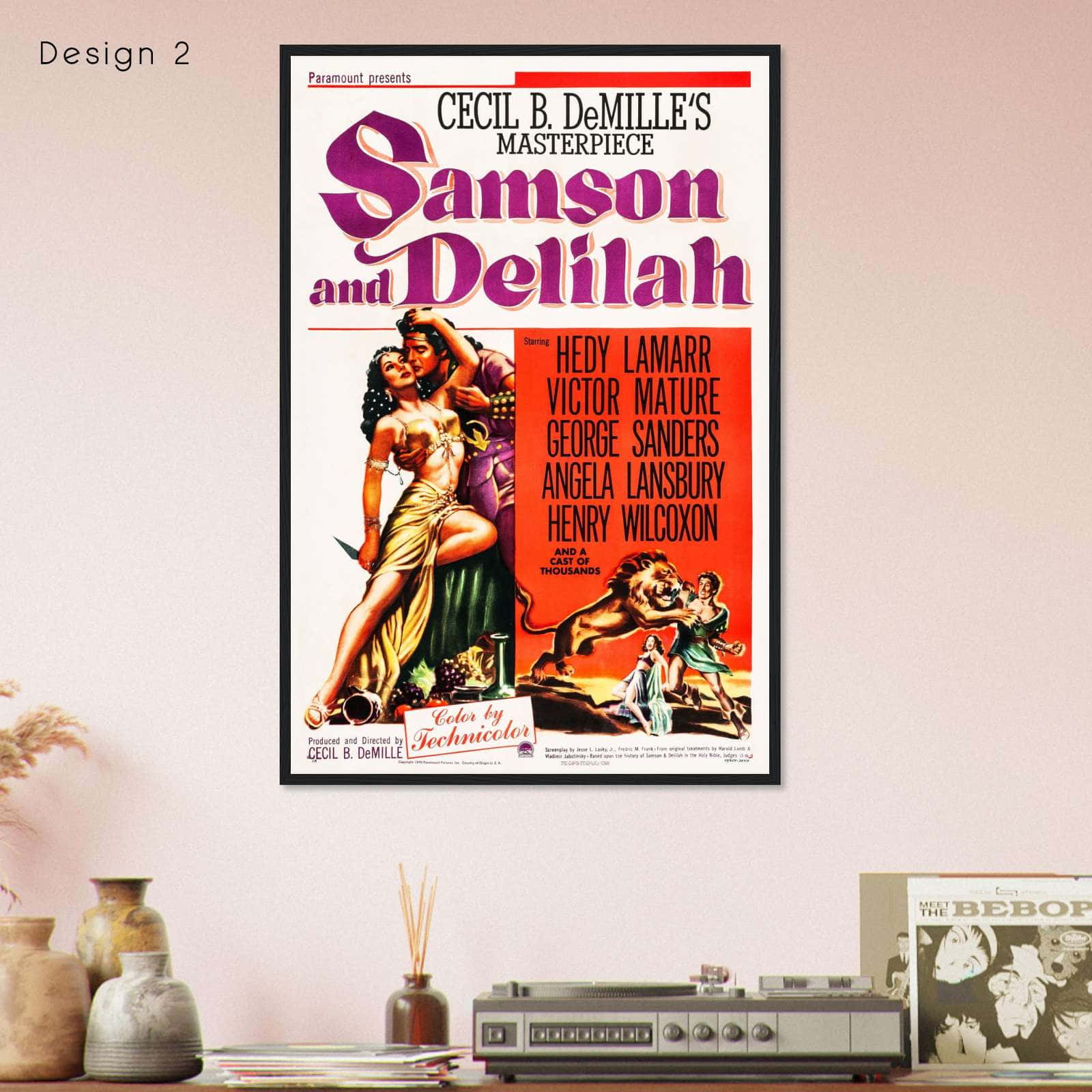 Samson and Delilah (1949) Movie Poster Print - Citiesbox