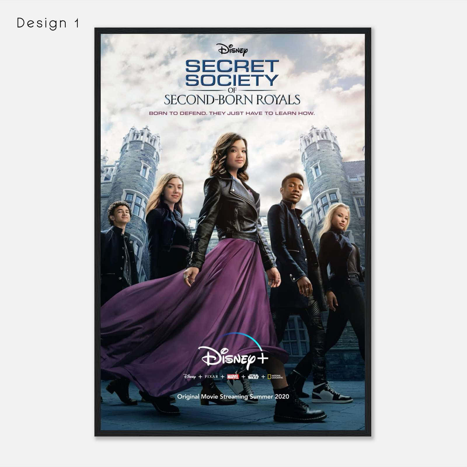 Secret Society of Second Born Royals (2020) Movie Poster Print - Citiesbox
