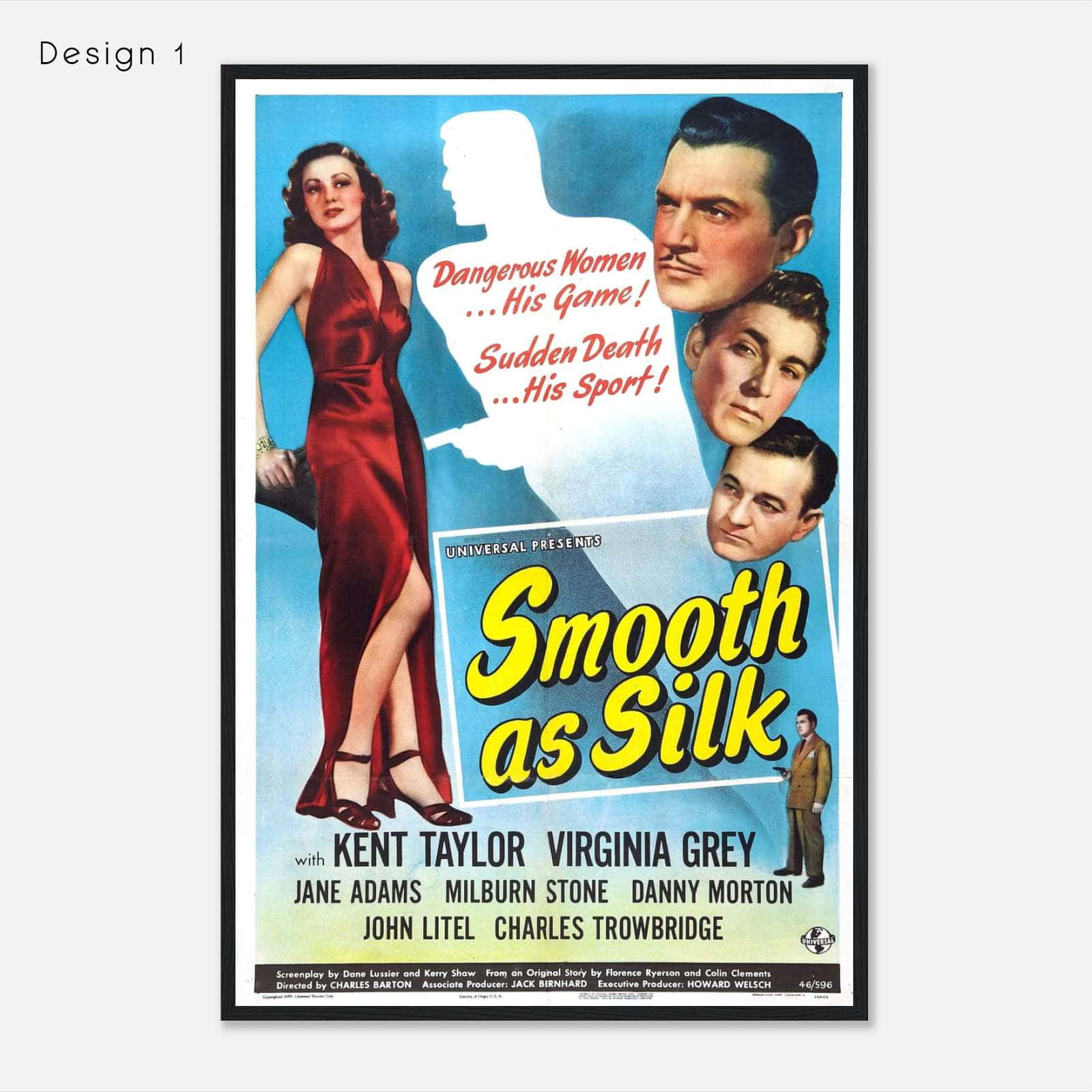 Smooth as Silk (1946) Movie Poster Print - Citiesbox