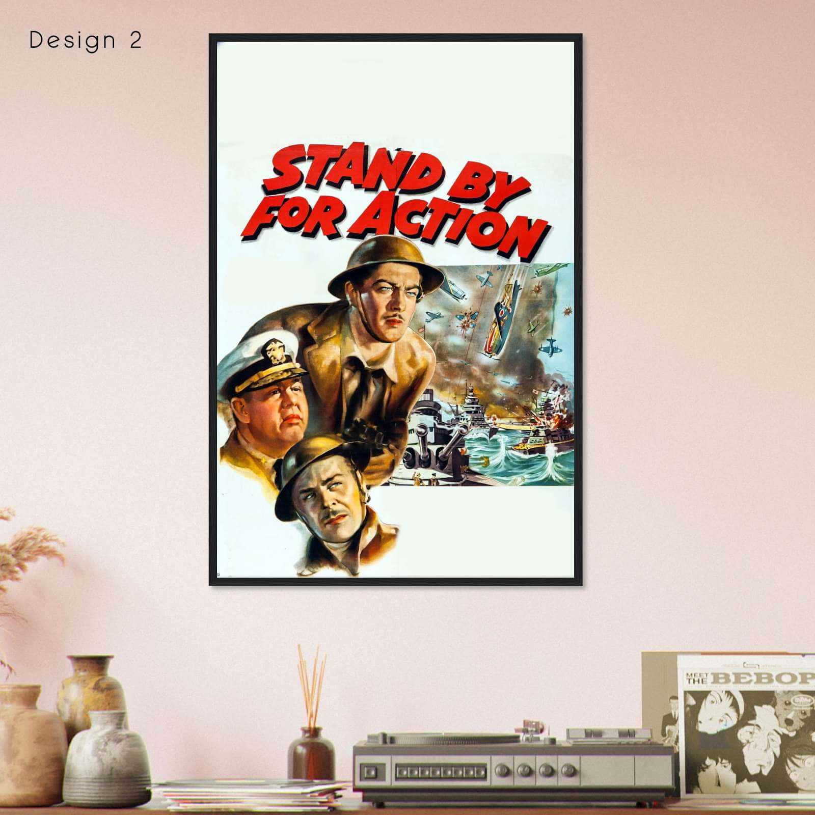 Stand by for Action (1942) Movie Poster Print - Citiesbox