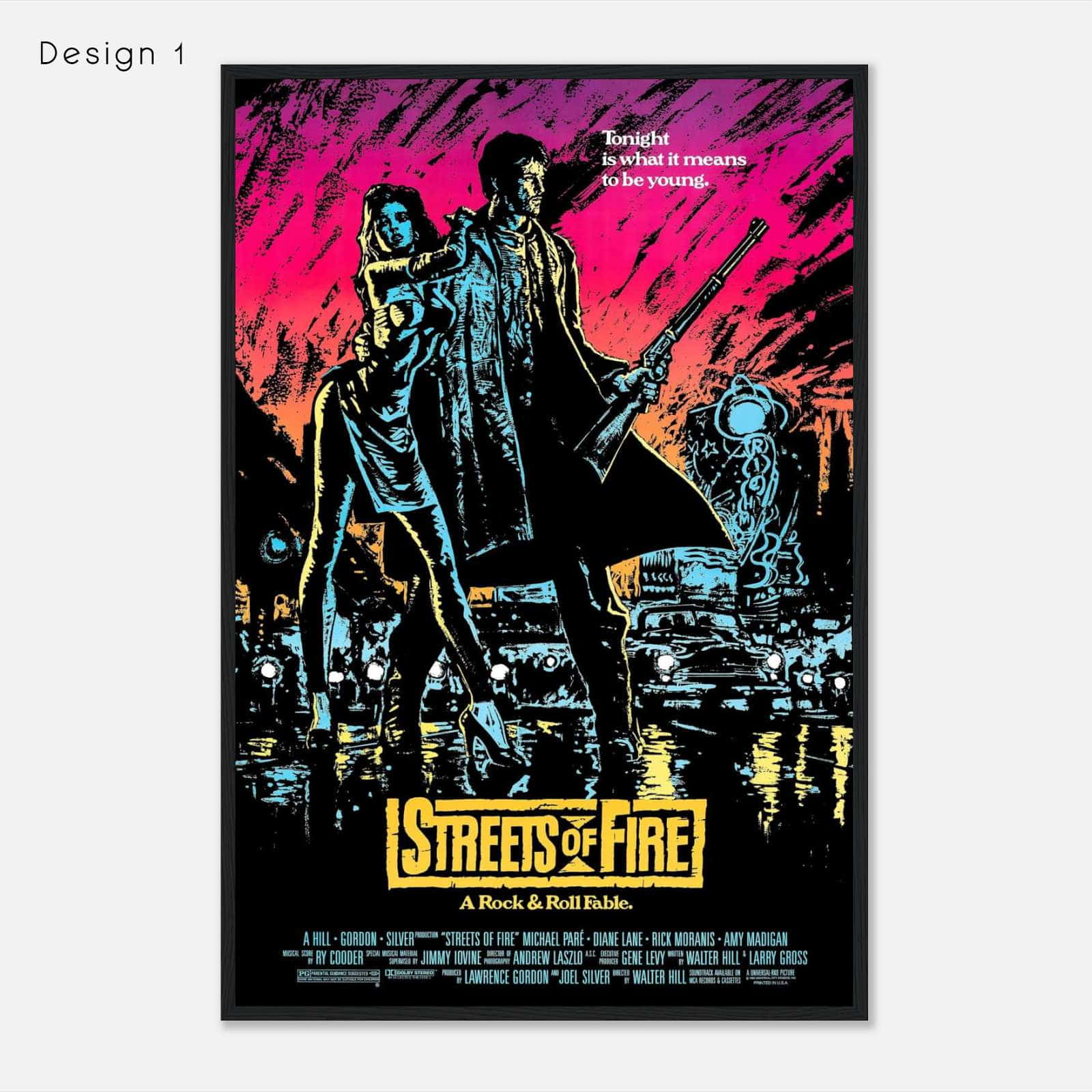 Streets of Fire (1984) Movie Poster Print - Citiesbox