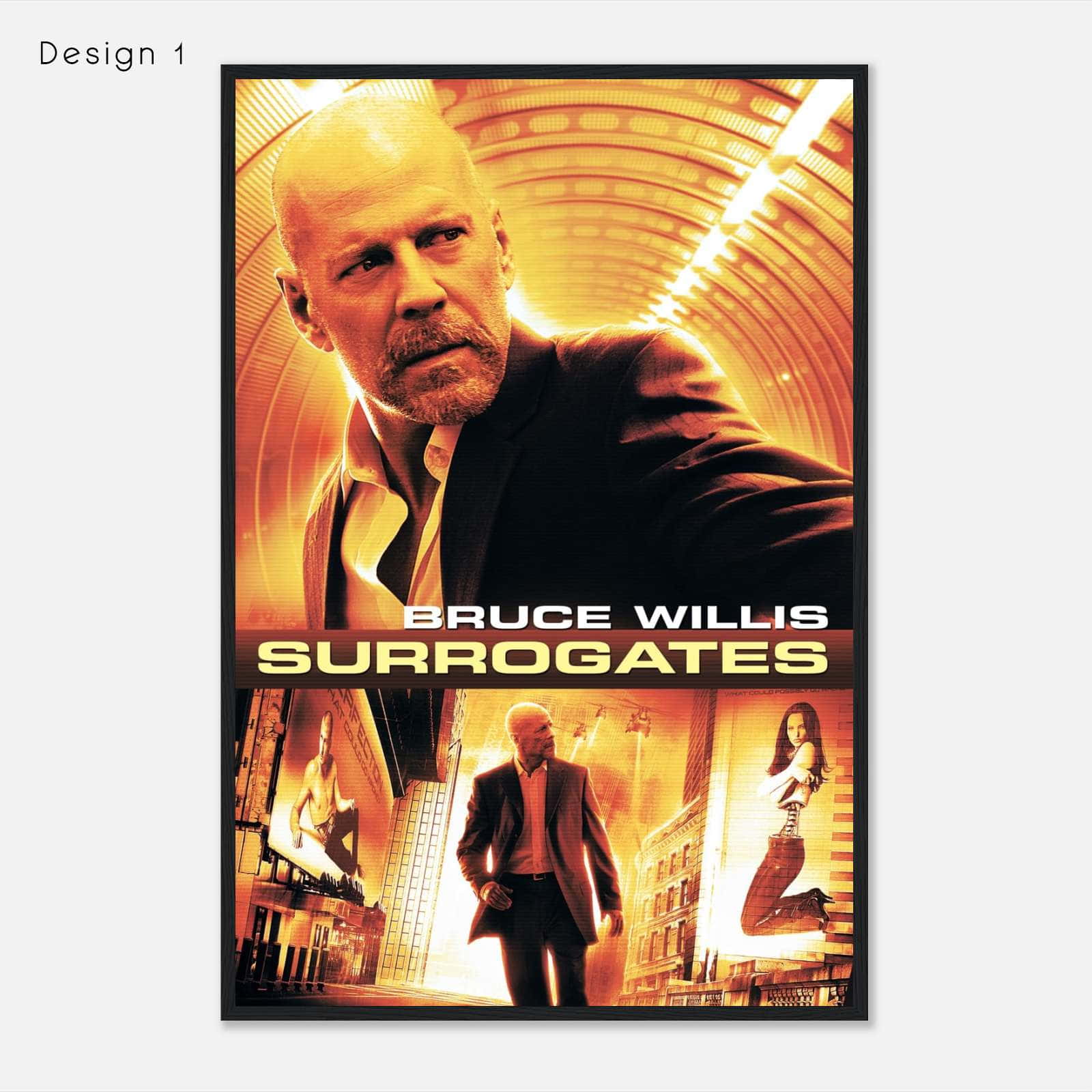 Surrogates 2009 Movie Poster Print Citiesbox