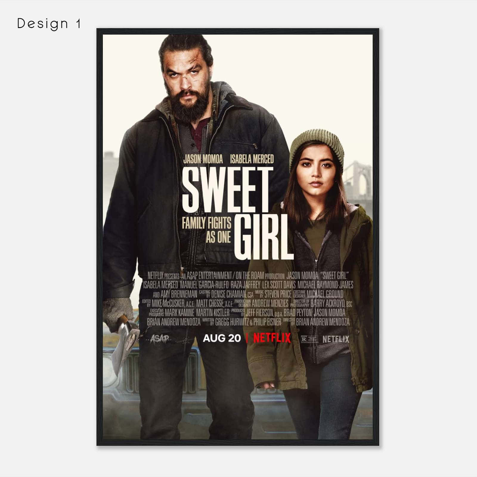 Sweet Girl (2021) Movie Poster Print - Citiesbox