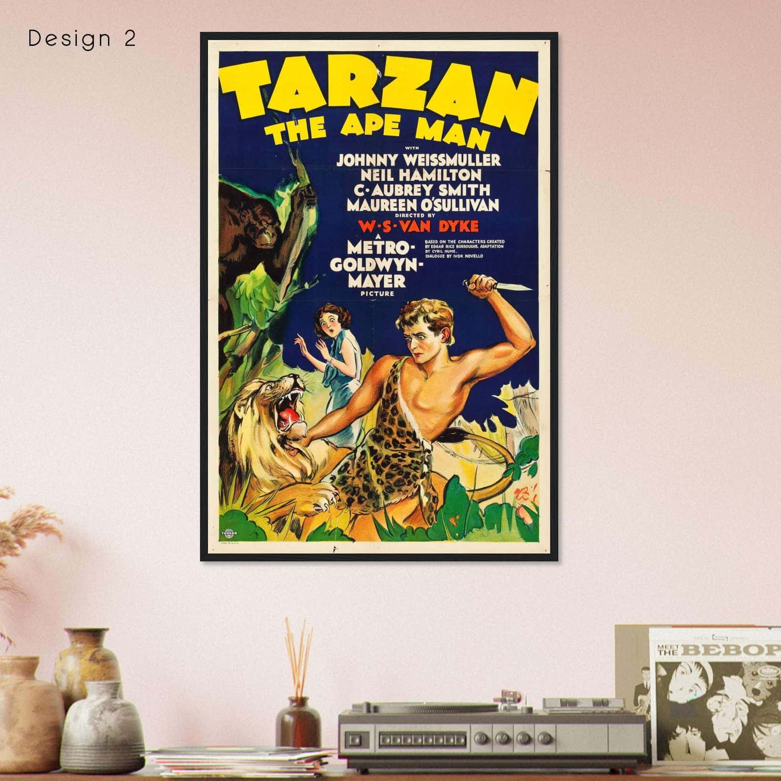Tarzan the Ape Man (1932) Movie Poster Print - Citiesbox