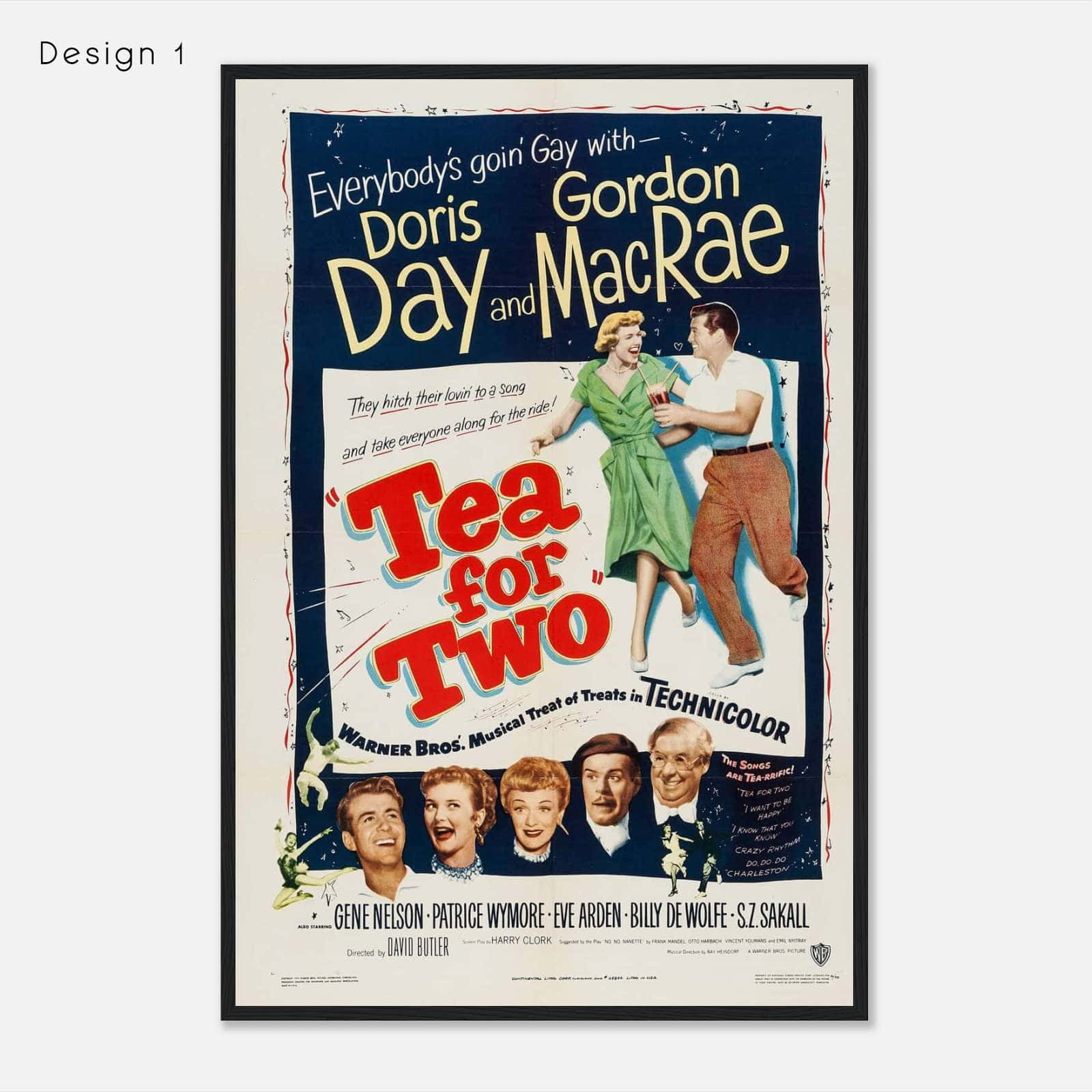 Tea for Two (1950) Movie Poster Print - Citiesbox