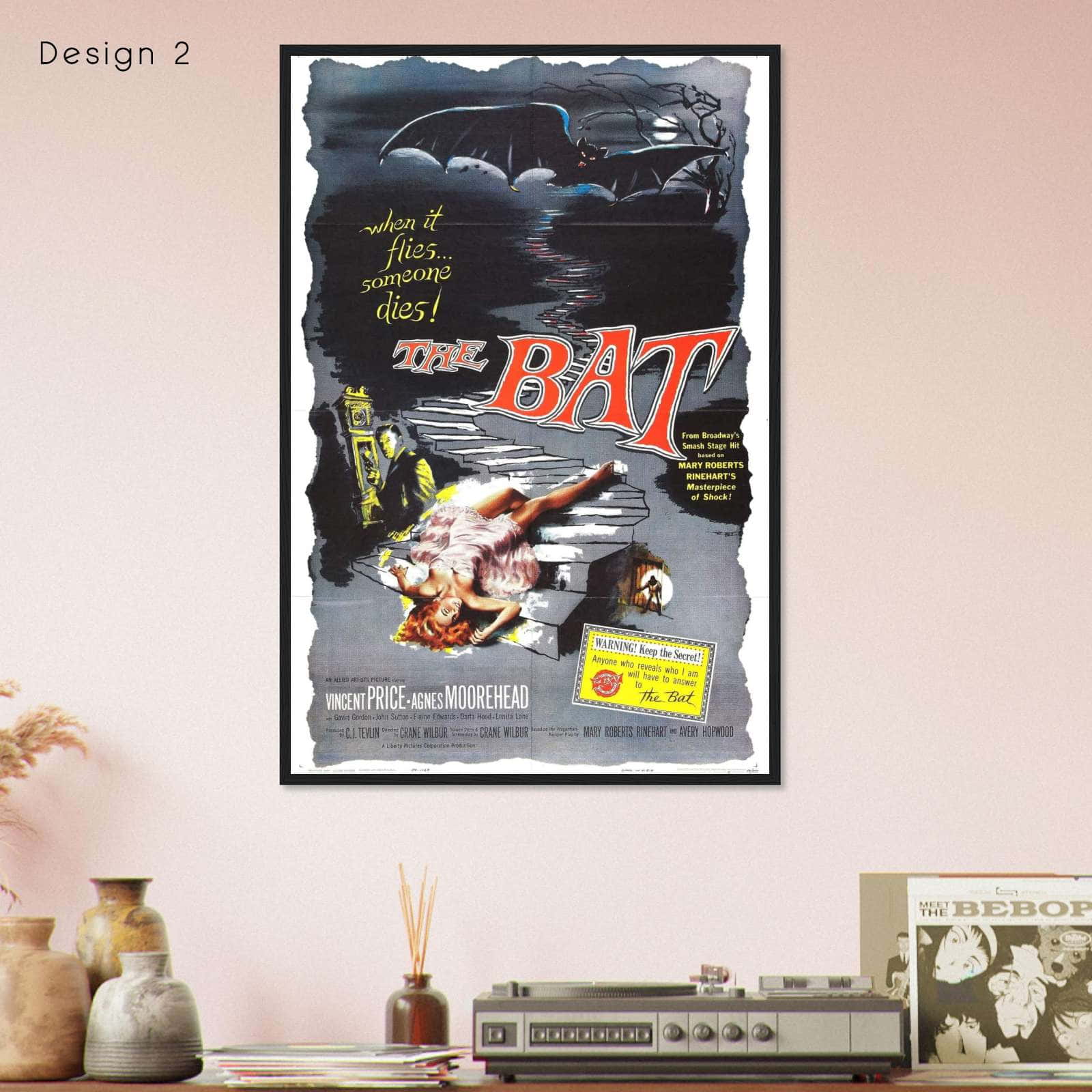 The Bat (1959) Movie Poster Print - Citiesbox