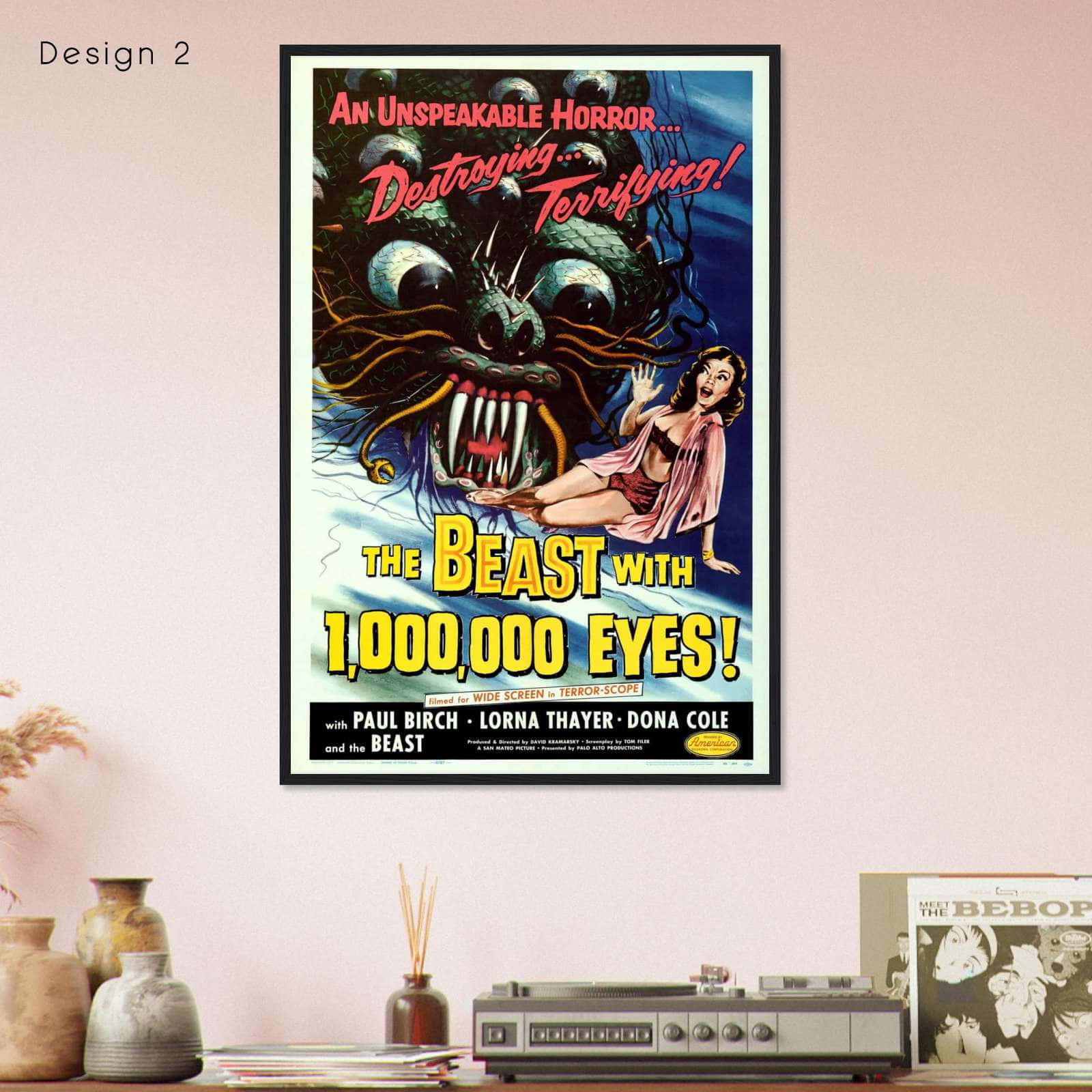 The Beast with a Million Eyes (1955) Movie Poster Print - Citiesbox