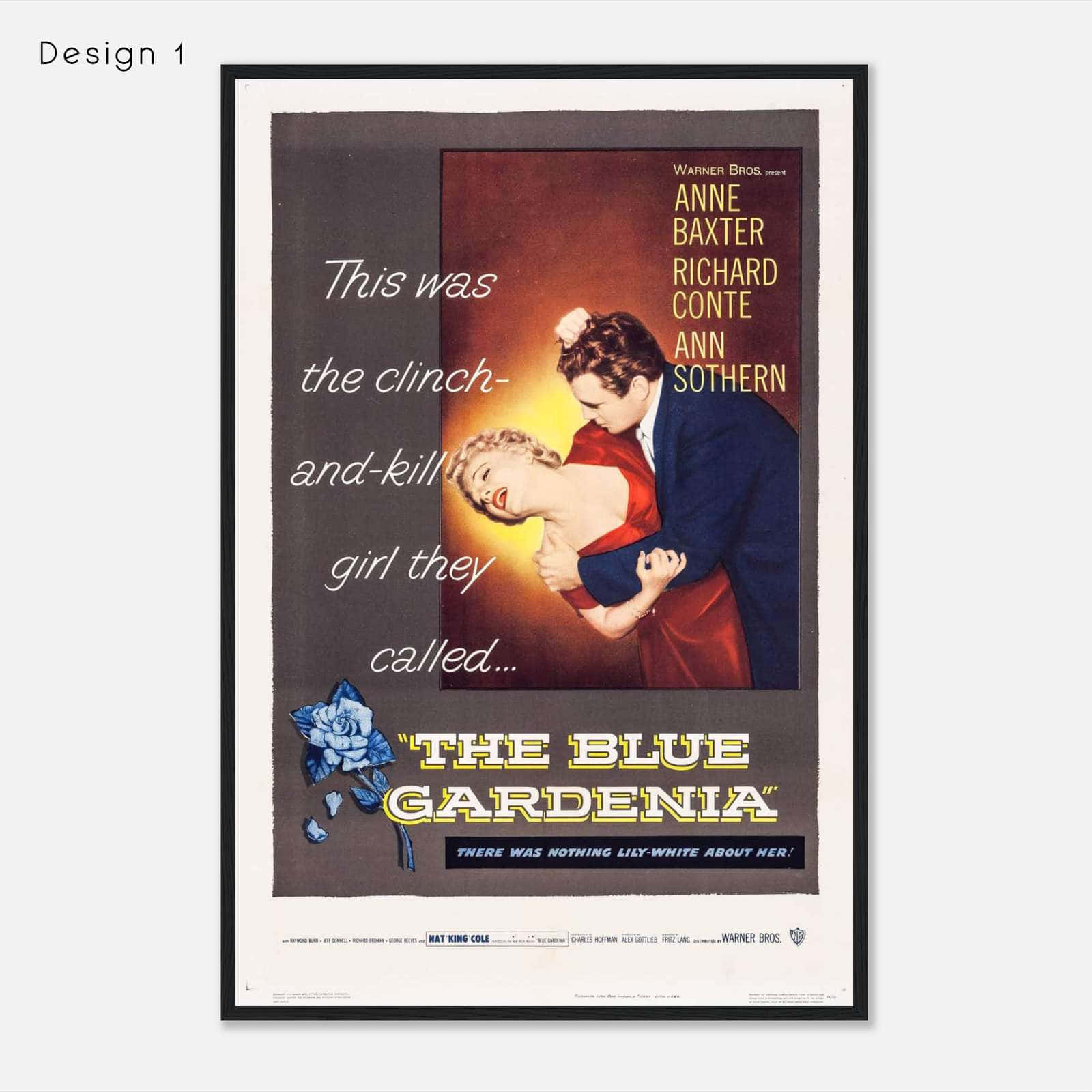 The Blue Gardenia (1953) Movie Poster Print - Citiesbox