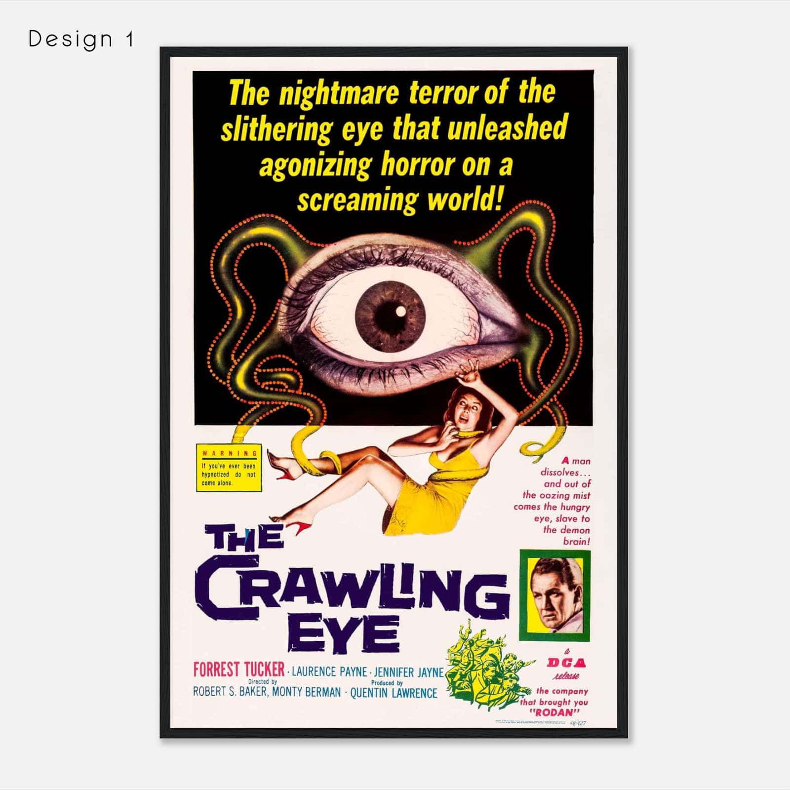 The Crawling Eye (1958) Movie Poster Print - Citiesbox