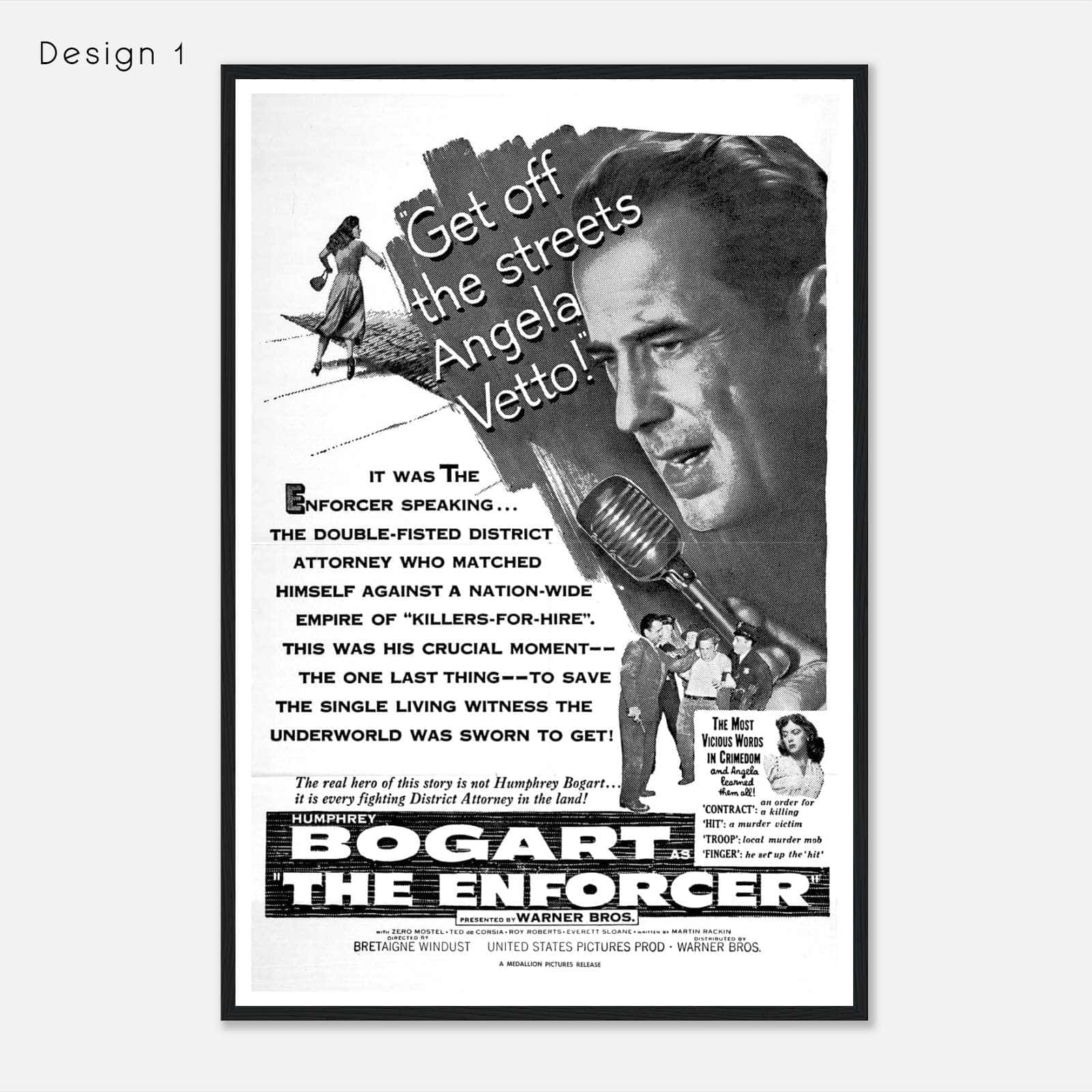 The Enforcer (1951) Movie Poster Print - Citiesbox