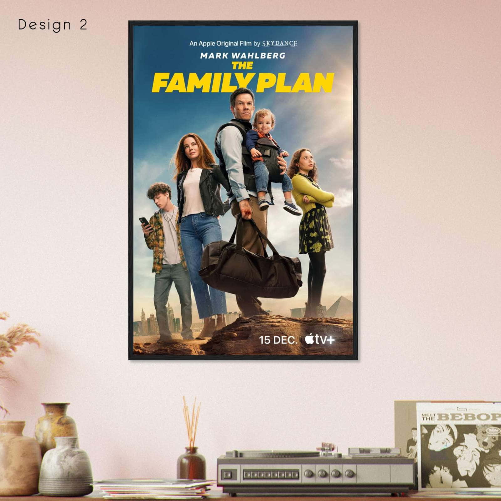 The Family Plan (2023) Movie Poster Print - Citiesbox