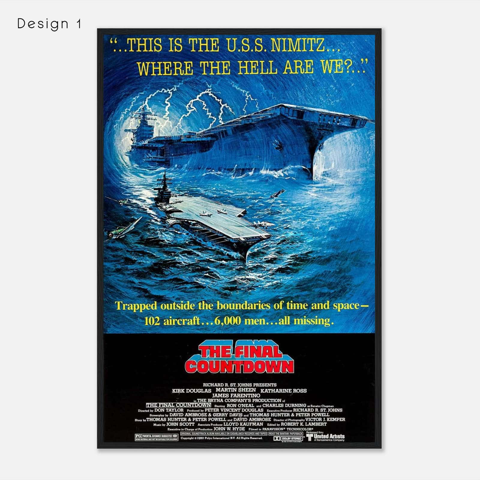 The Final Countdown (1980) Movie Poster Print - Citiesbox
