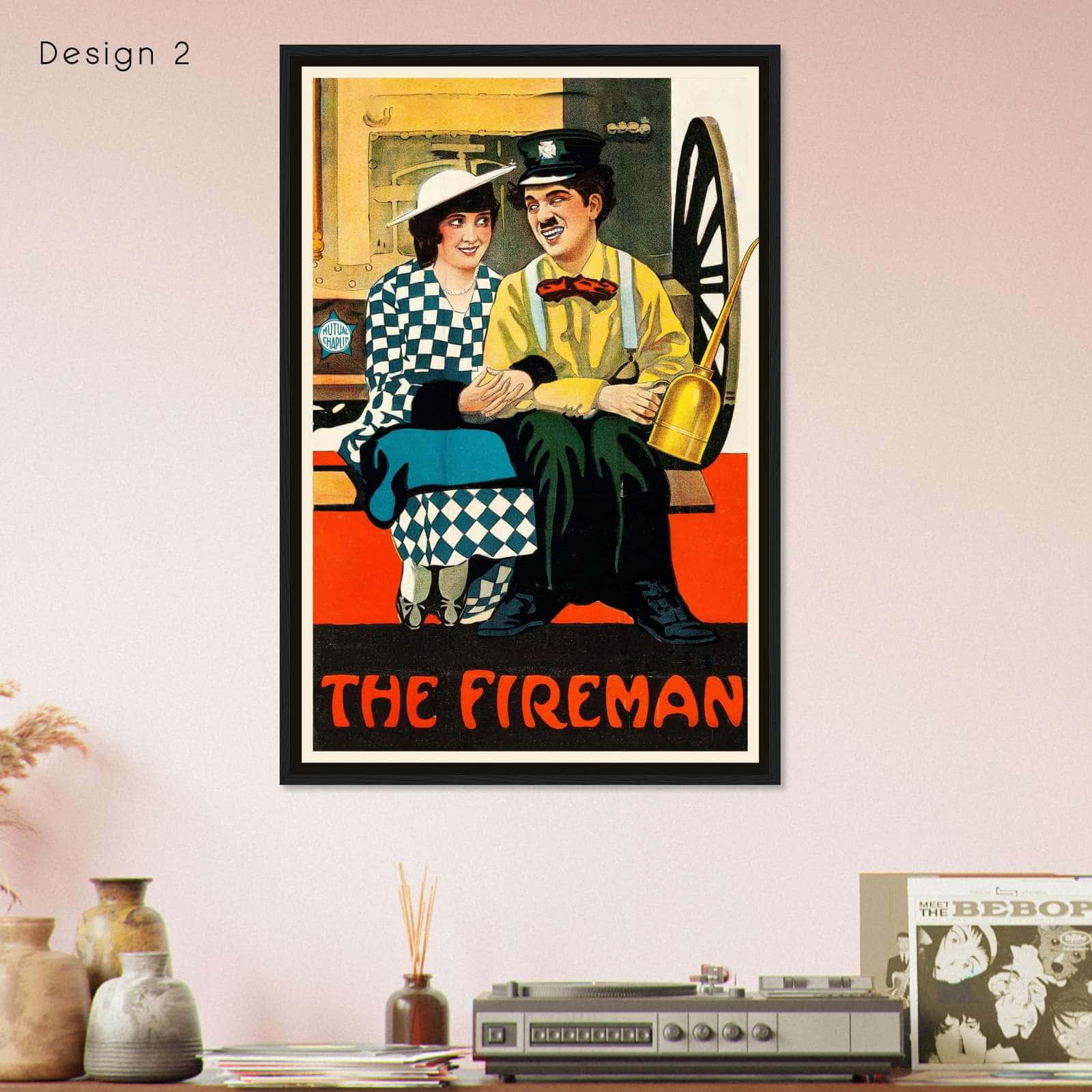 The Fireman (1916) Movie Poster Print - Citiesbox