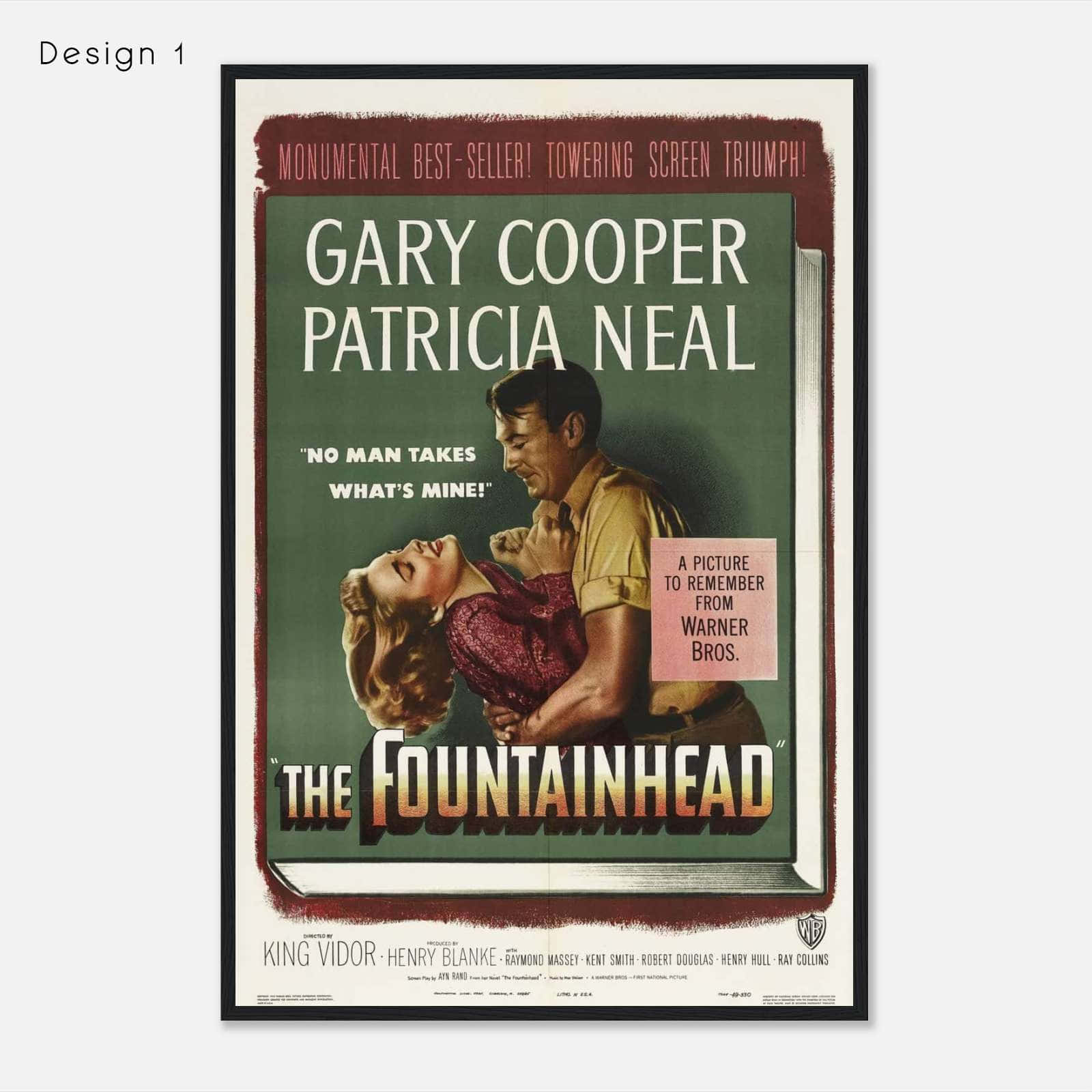 The Fountainhead (1949) Movie Poster Print - Citiesbox