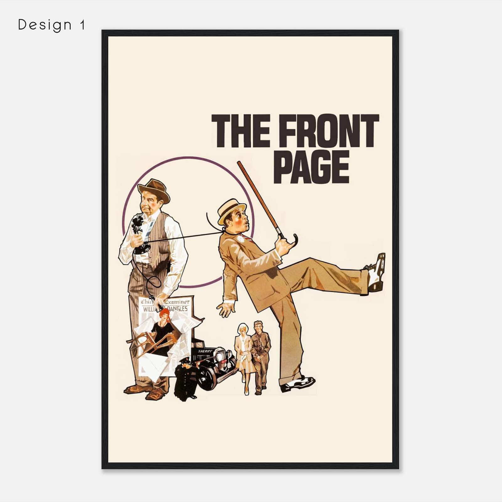 The Front Page (1974) Movie Poster Print - Citiesbox