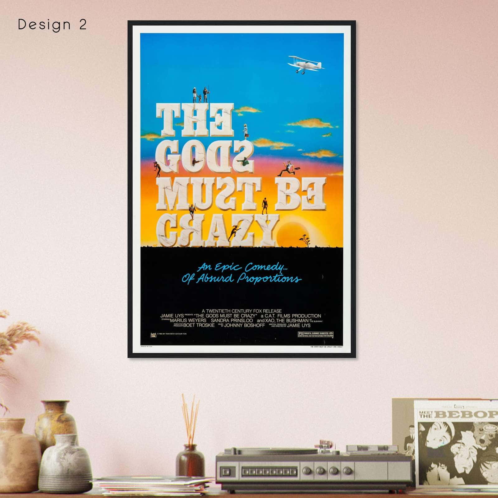 The Gods Must Be Crazy (1980) Movie Poster Print - Citiesbox