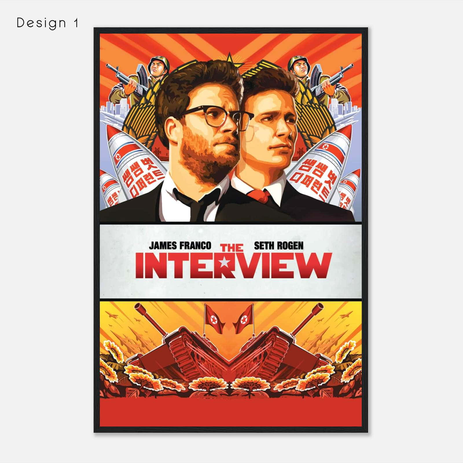 The Interview (2014) Movie Poster Print - Citiesbox