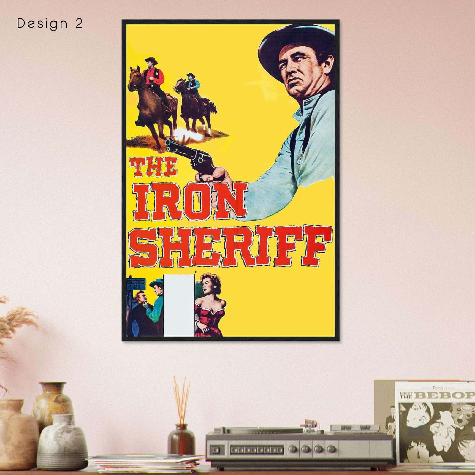 The Iron Sheriff (1957) Movie Poster Print - Citiesbox
